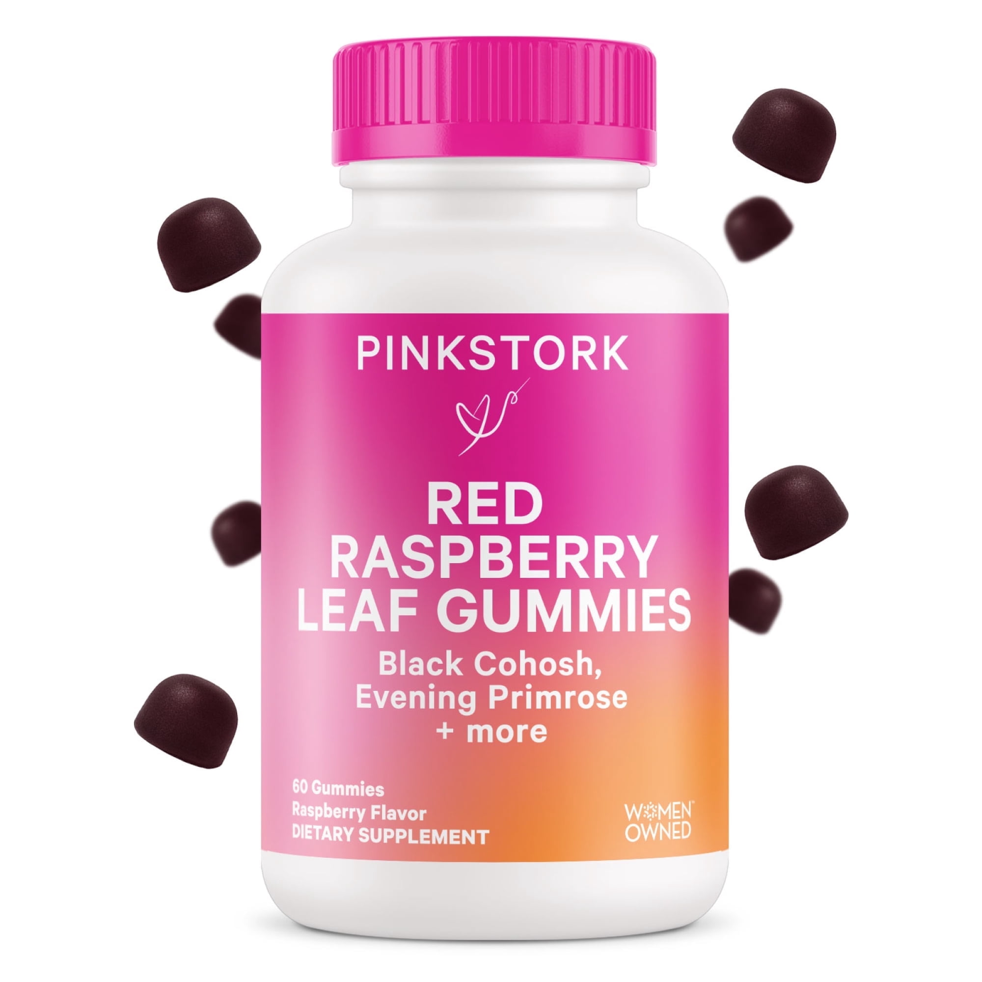 Pink Stork Red Raspberry Leaf Gummies, Evening Primrose Oil, Black ...