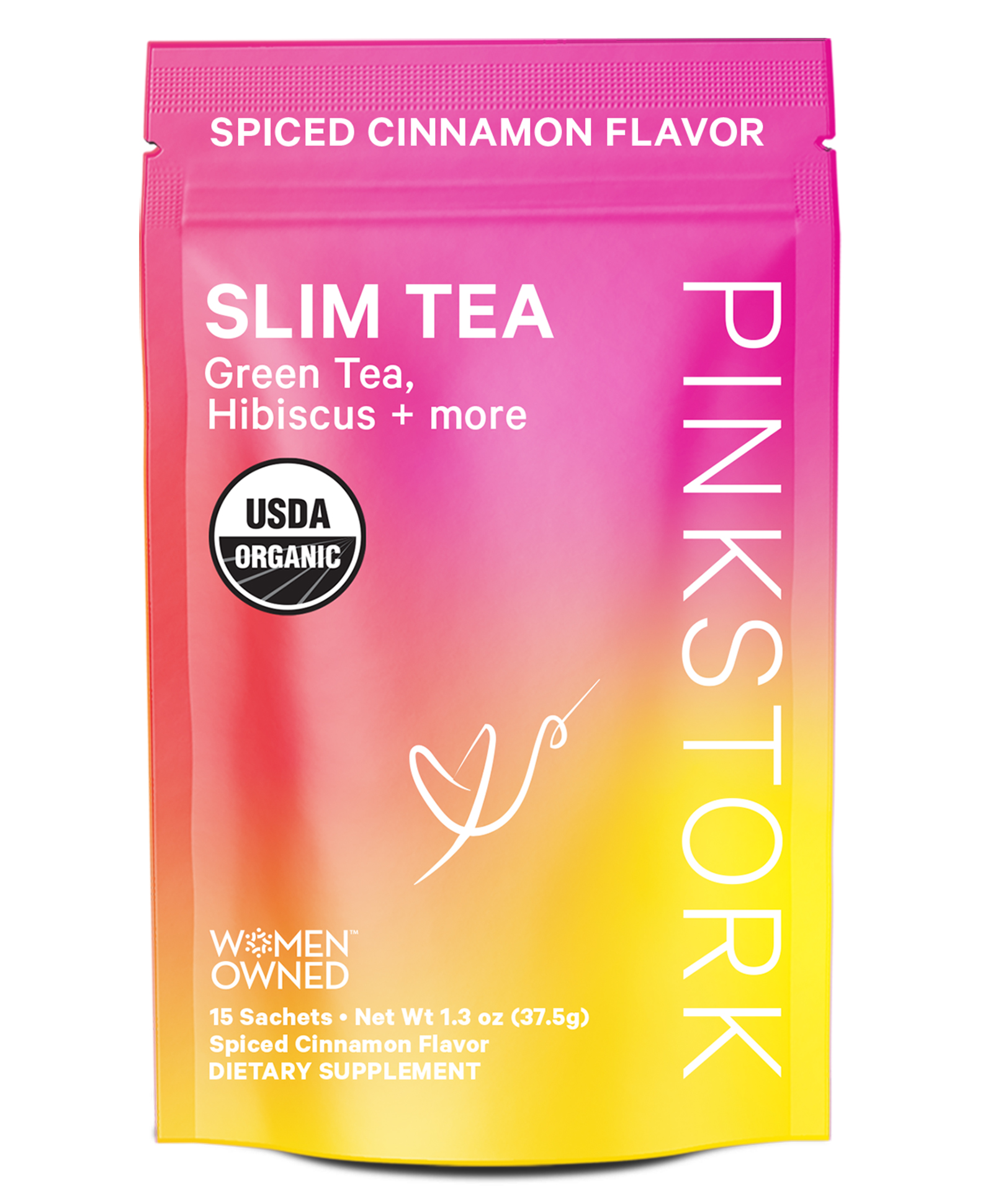 Pink Stork Slim Tea: Organic Hibiscus Green Tea for Energy and ...