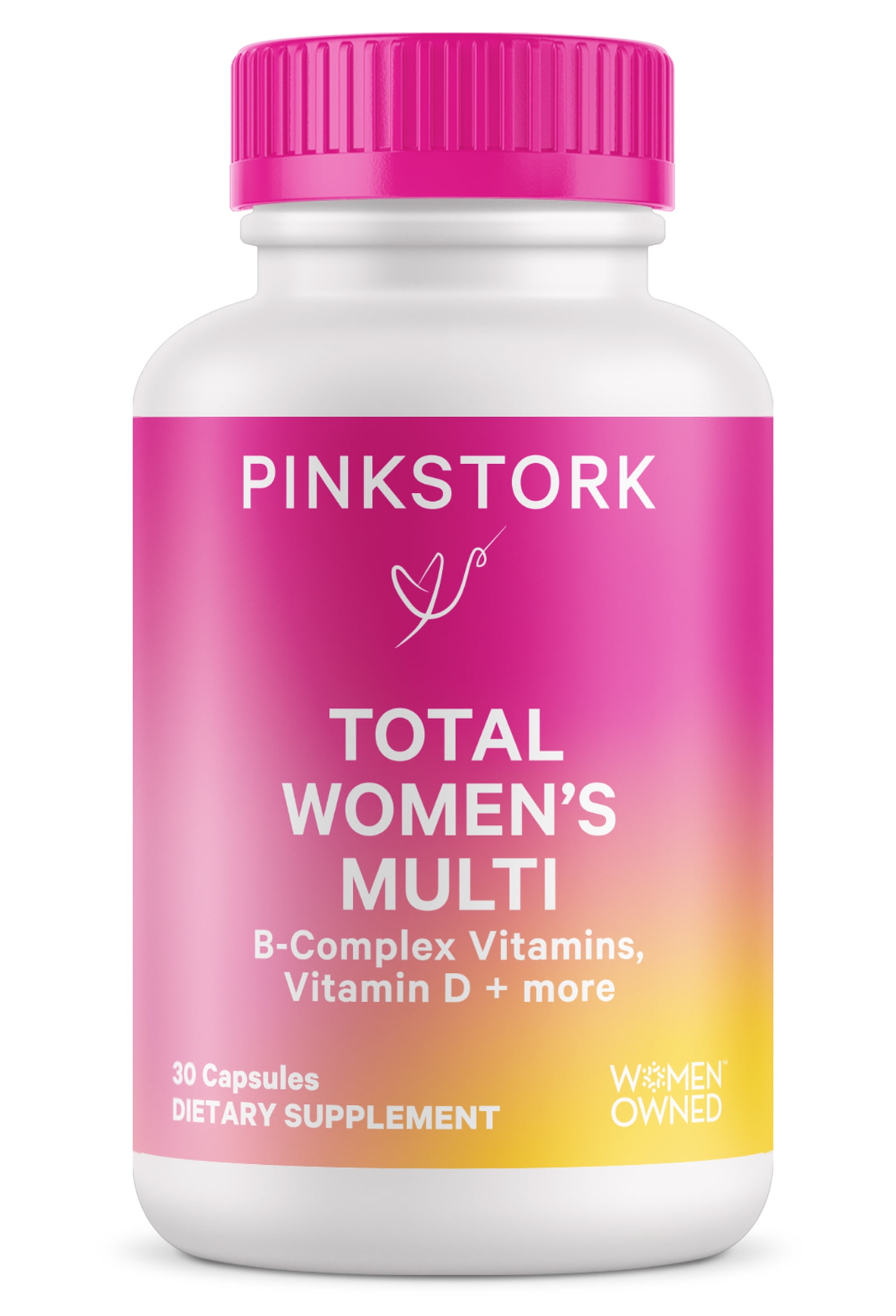 Pink Stork Total Women's Multivitamin for Women with Folate, Biotin ...