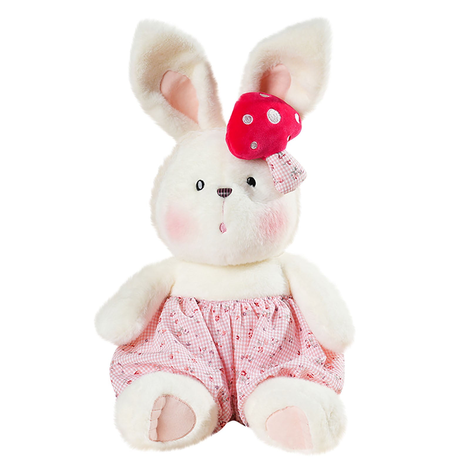 Pink Strawberry Bunny Plush, Bunny Stuffed Animal Toy, for Kids Ages 1 ...