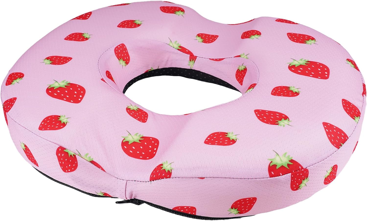 Pink Strawberry Donut Pillow Seat Cushion for Tailbone Pain Relief and ...