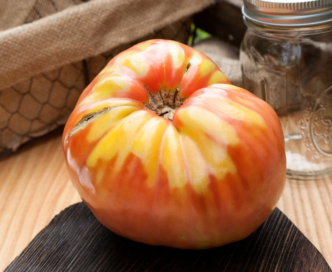 Pink Strawberry German Heirloom Tomato Premium Seeds Packet - Walmart.com