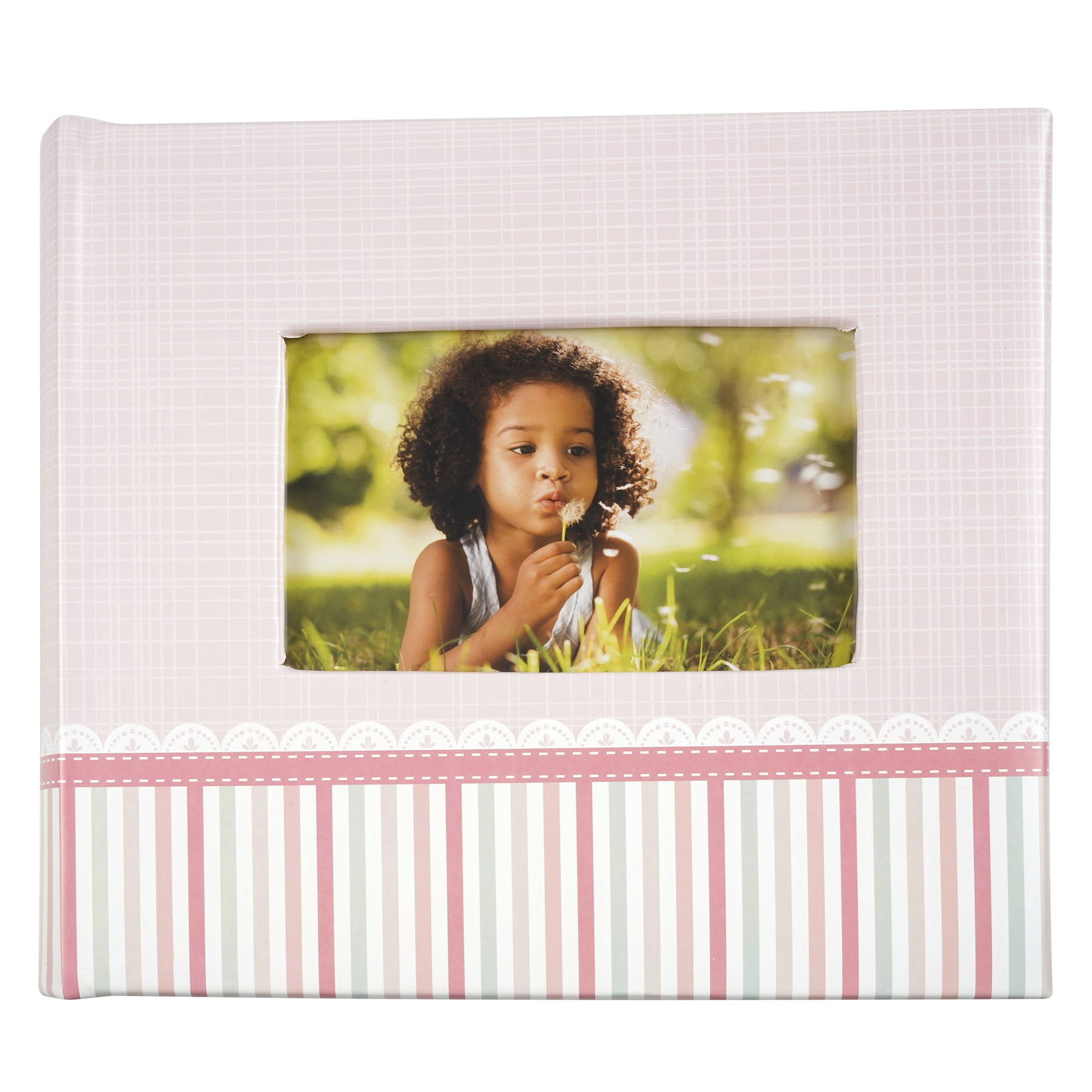 Pink Stripe 2-UP Photo Album by Recollections™ - Walmart.com