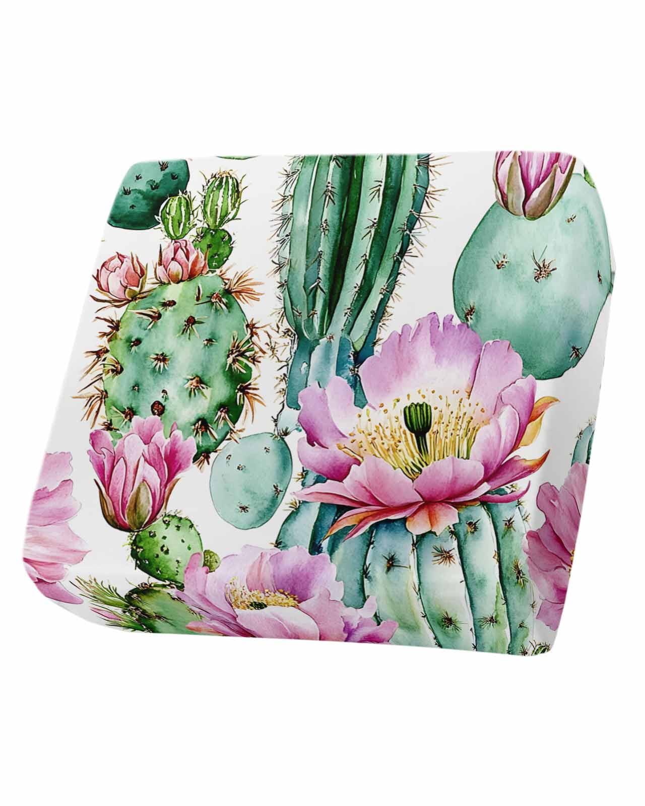 Pink Succulent Sofa Couch Cushion Covers Washable, Removable ...