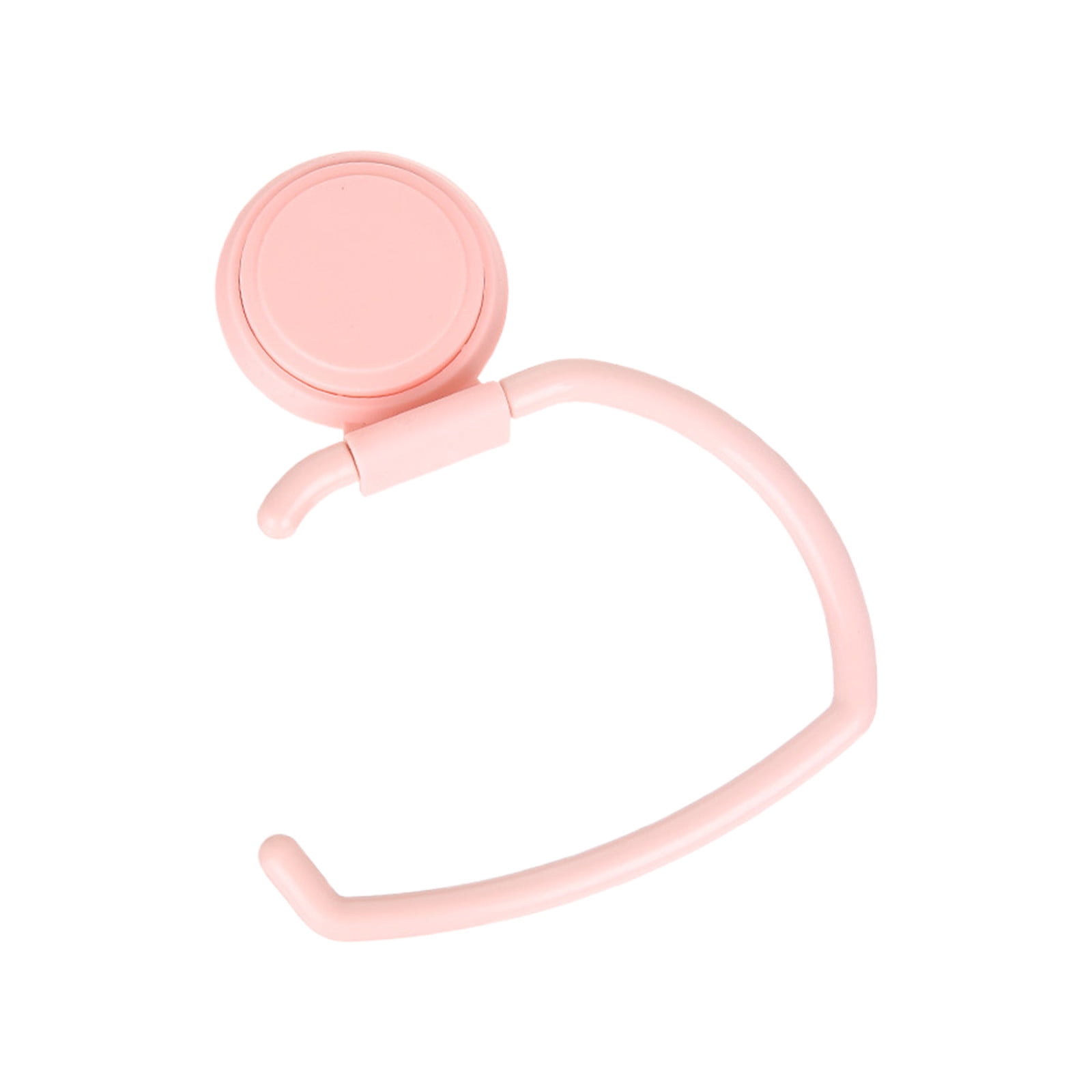 Pink Suction Cup Towel Rack, Bathroom Organizer, Adhesive Hook With ...