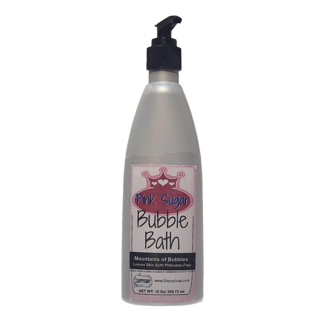 Pink Sugar Bubble Bath by SloppySoap®, Mountains of Bubbles Formula, 10 ...