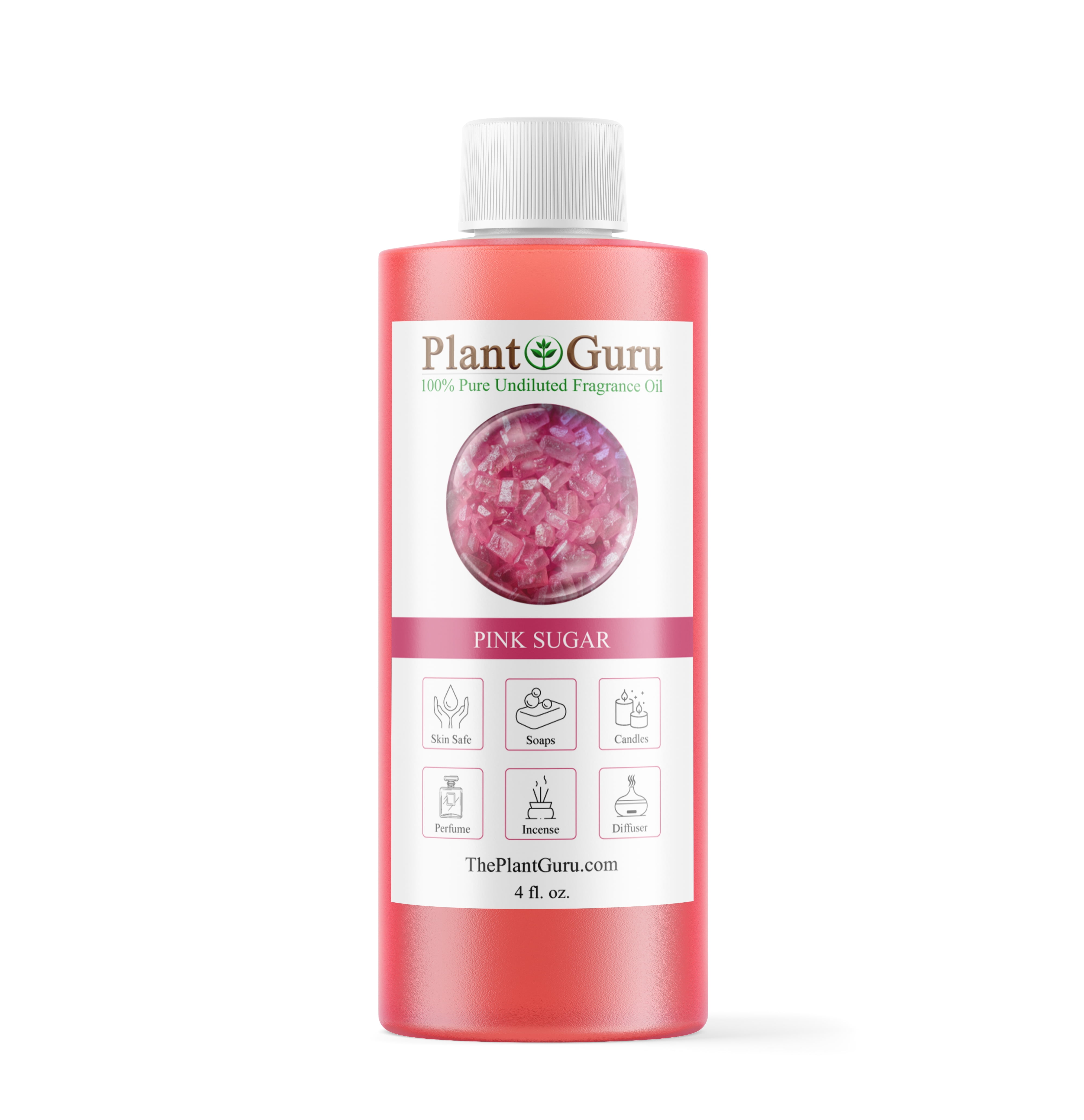 Pink Sugar Fragrance Oil 4 fl. oz. Scented Oil for DIY Soap Making ...