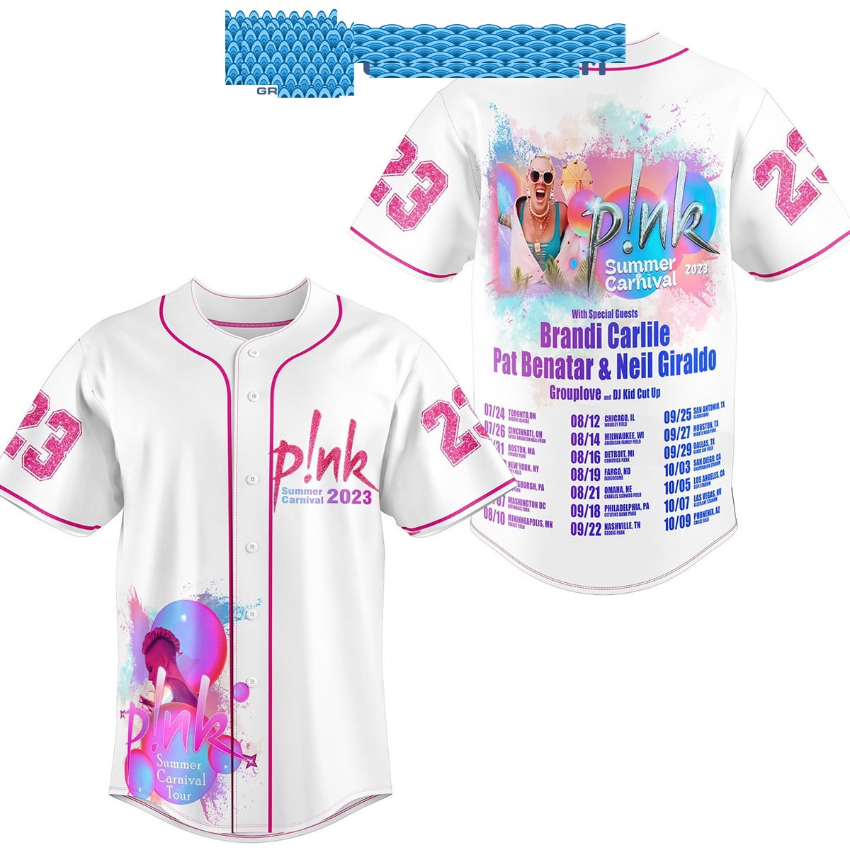 Pink Summer Carnival 2023 With Special Guests Brandi Carlile Baseball ...