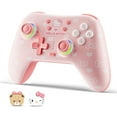 Pink Switch Controller,Hello Kitty Hall Effect Controllers Wireless for ...
