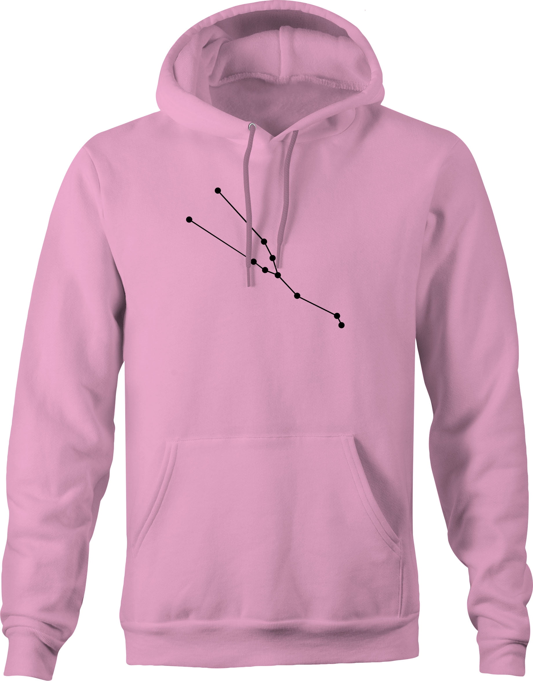 Pink Taurus Bull Star Map Zodiac Sign Astrology Hoodie XXL - Walmart.com