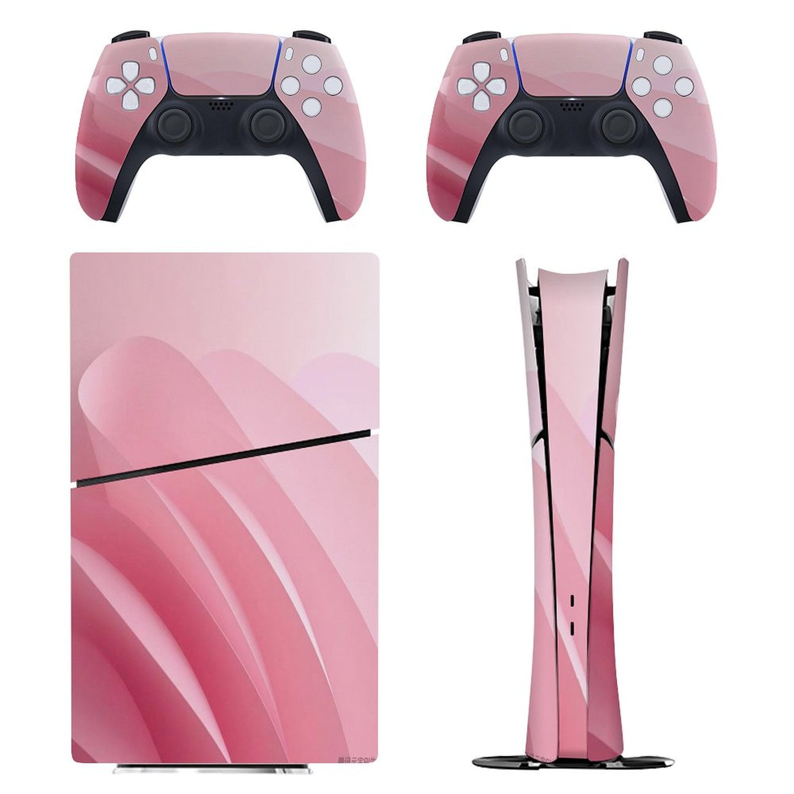Pink Texture Background PS5/PS5 Slim Digital Disc Skin Sticker For ...