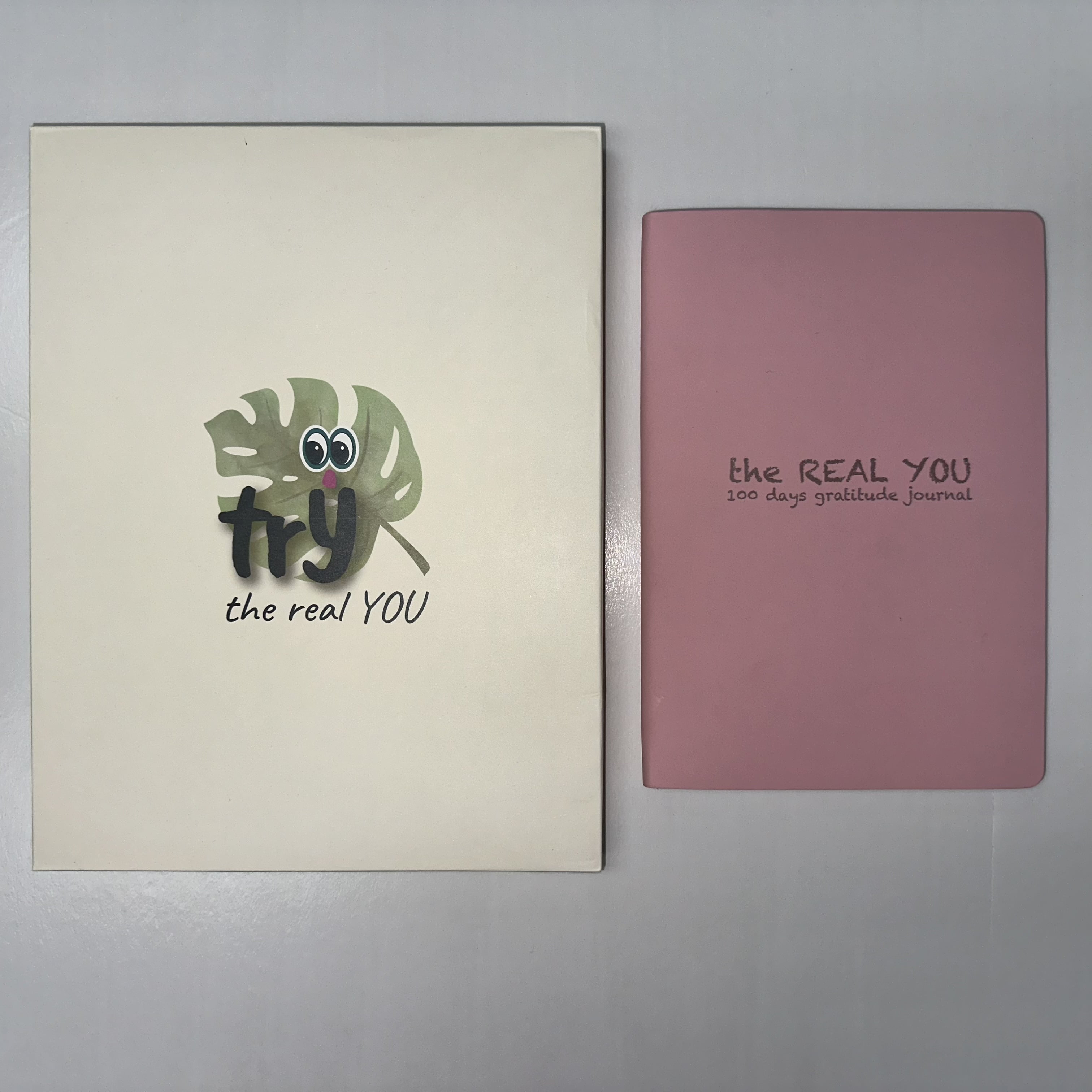 Pink TheRealYou 100 Days Gratitude Journal, Gratitude & Self Love ...