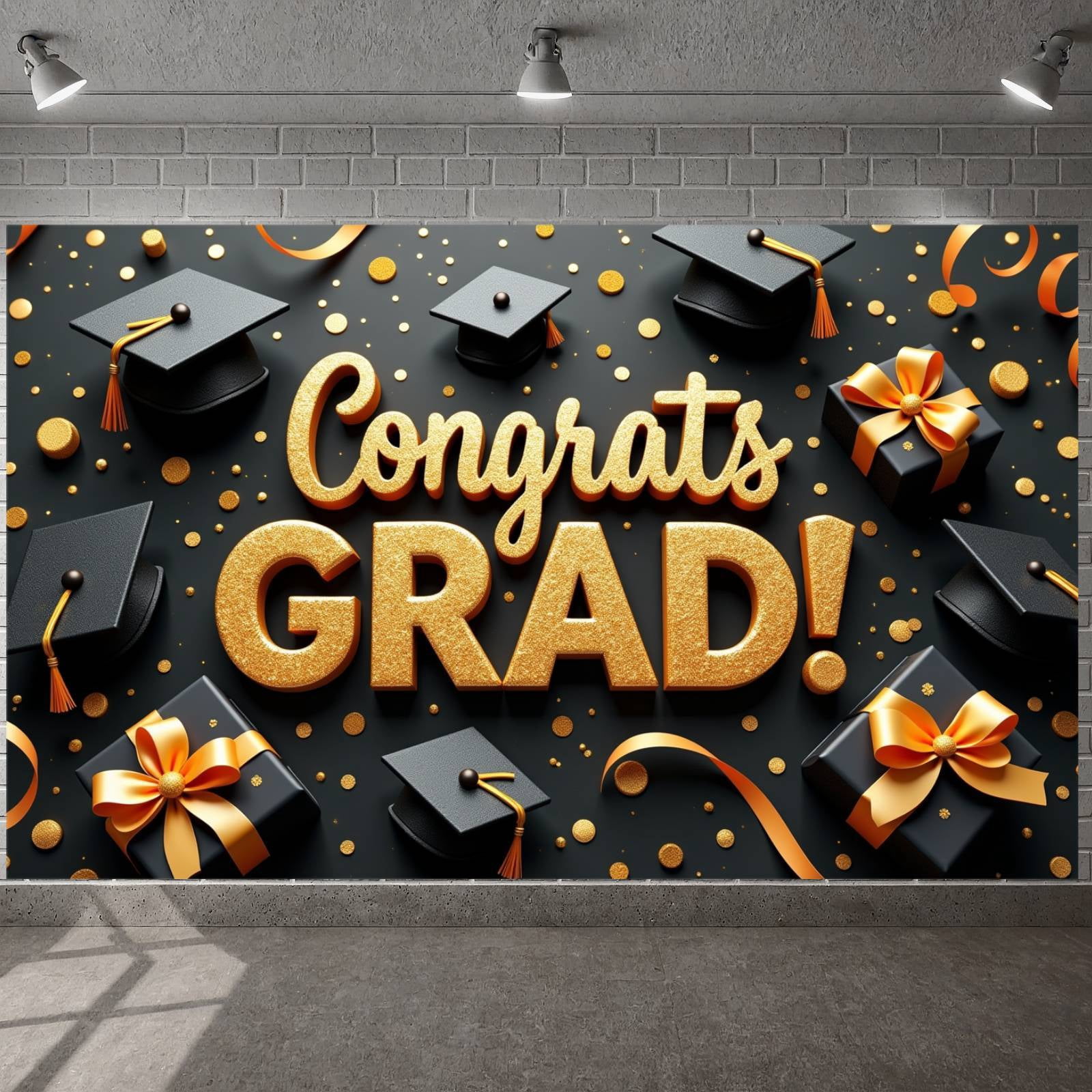 Pink Theme Graduation Banner Graduation Cap Design Class of 2026 ...