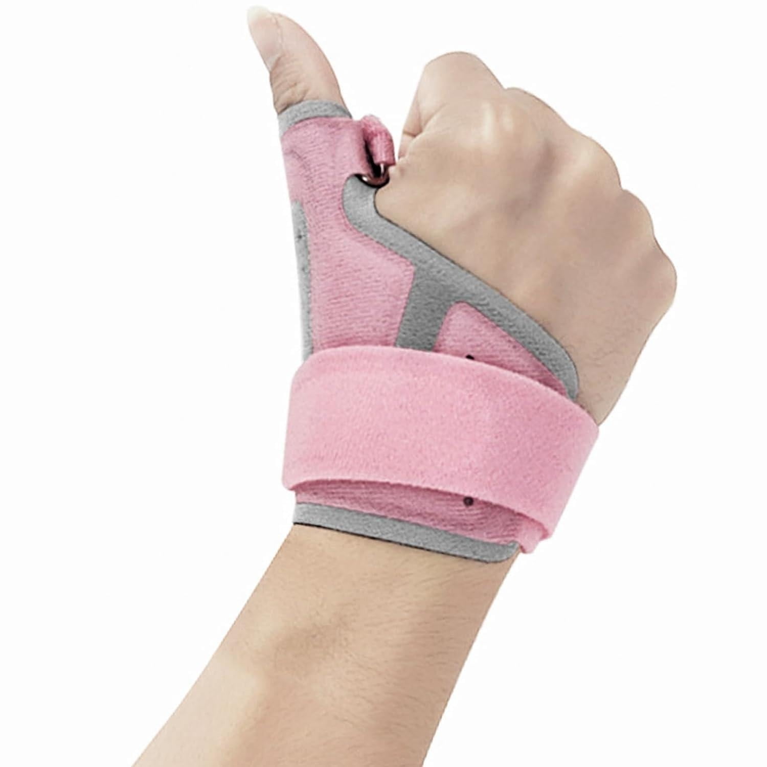 Pink Thumb Spica Splint Brace Right Left Hand for Men Women,Adjustable ...