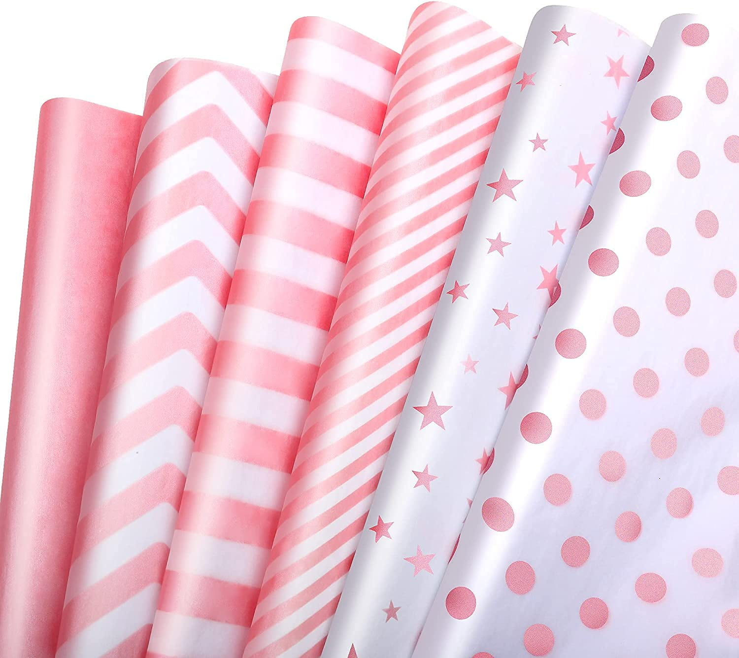 Pink Tissue Paper 120 Sheets Bulk for Gift Bags, Crafts, Flowers ...
