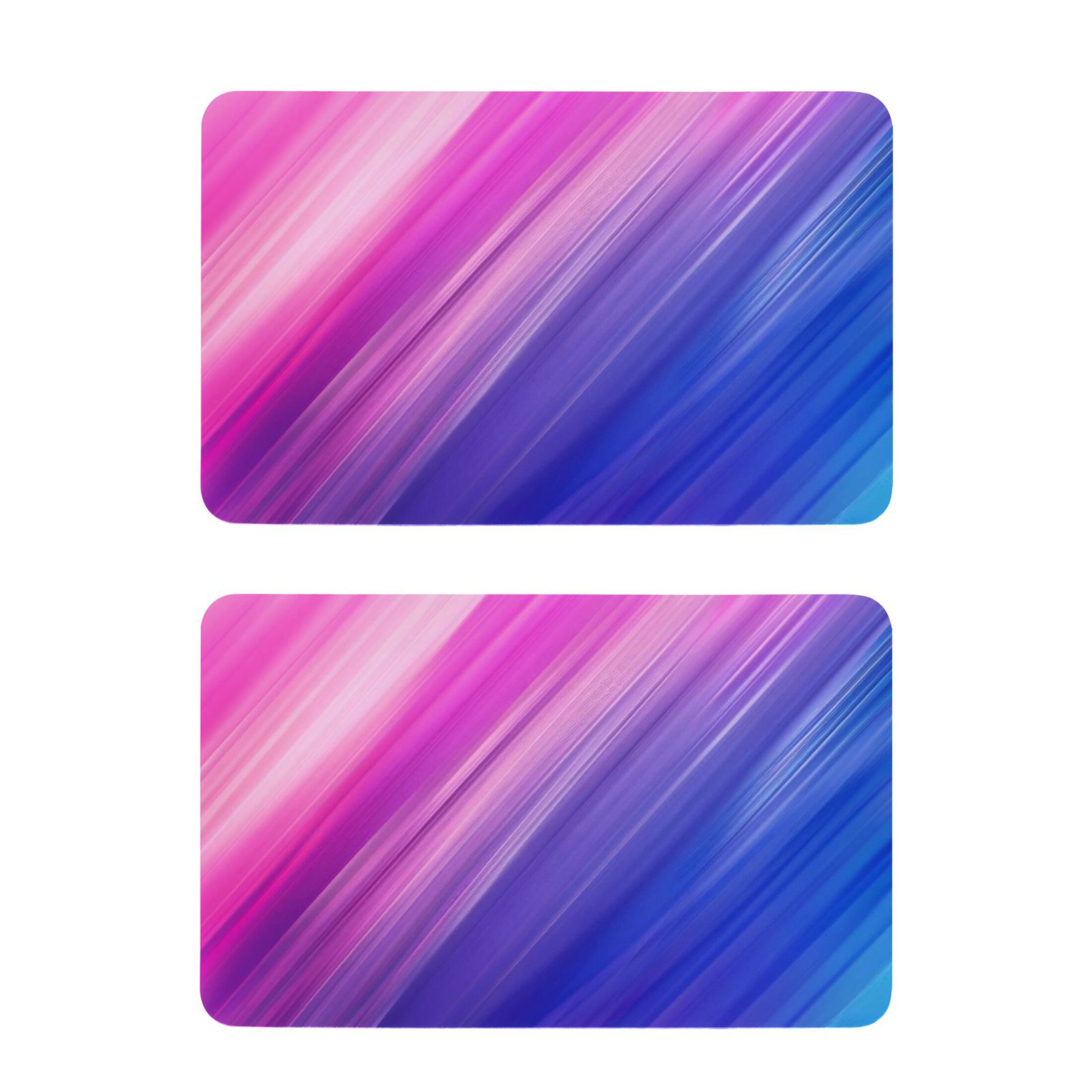 Pink To Blue Gradient Color Refrigerator Magnet Stickers Square Fridge ...
