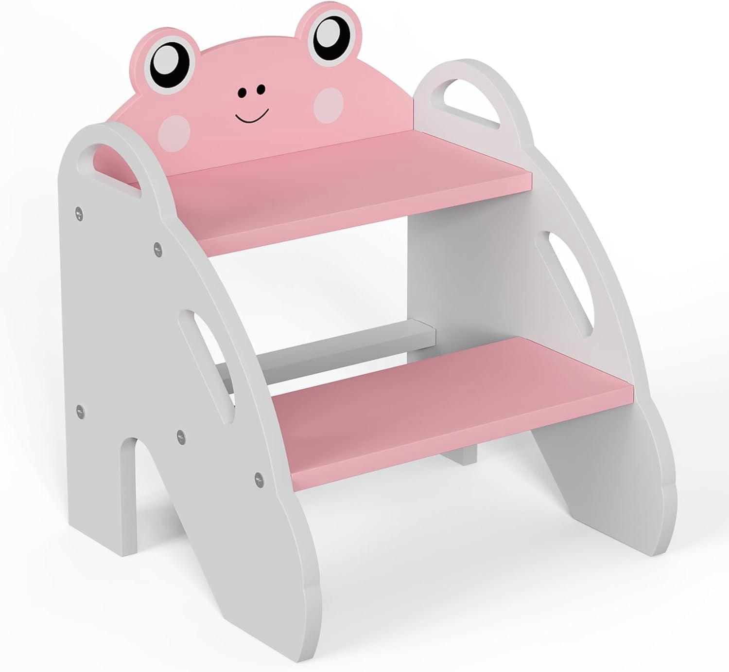 Pink Toddler Step Stool for Bathroom Sink,2 Step Stool for Kids,Kitchen ...