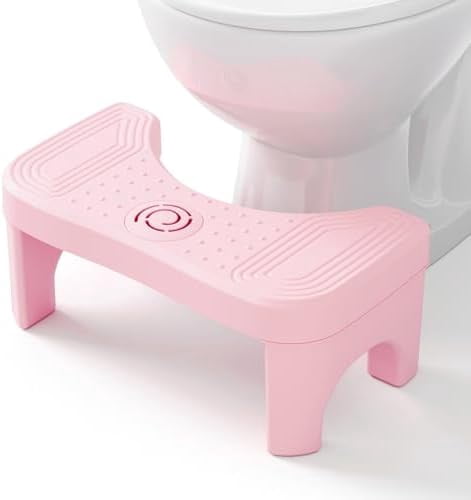 Pink Toilet Poop Stool Squat Adult, 6.7 Inch Squatting Potty for Adults ...