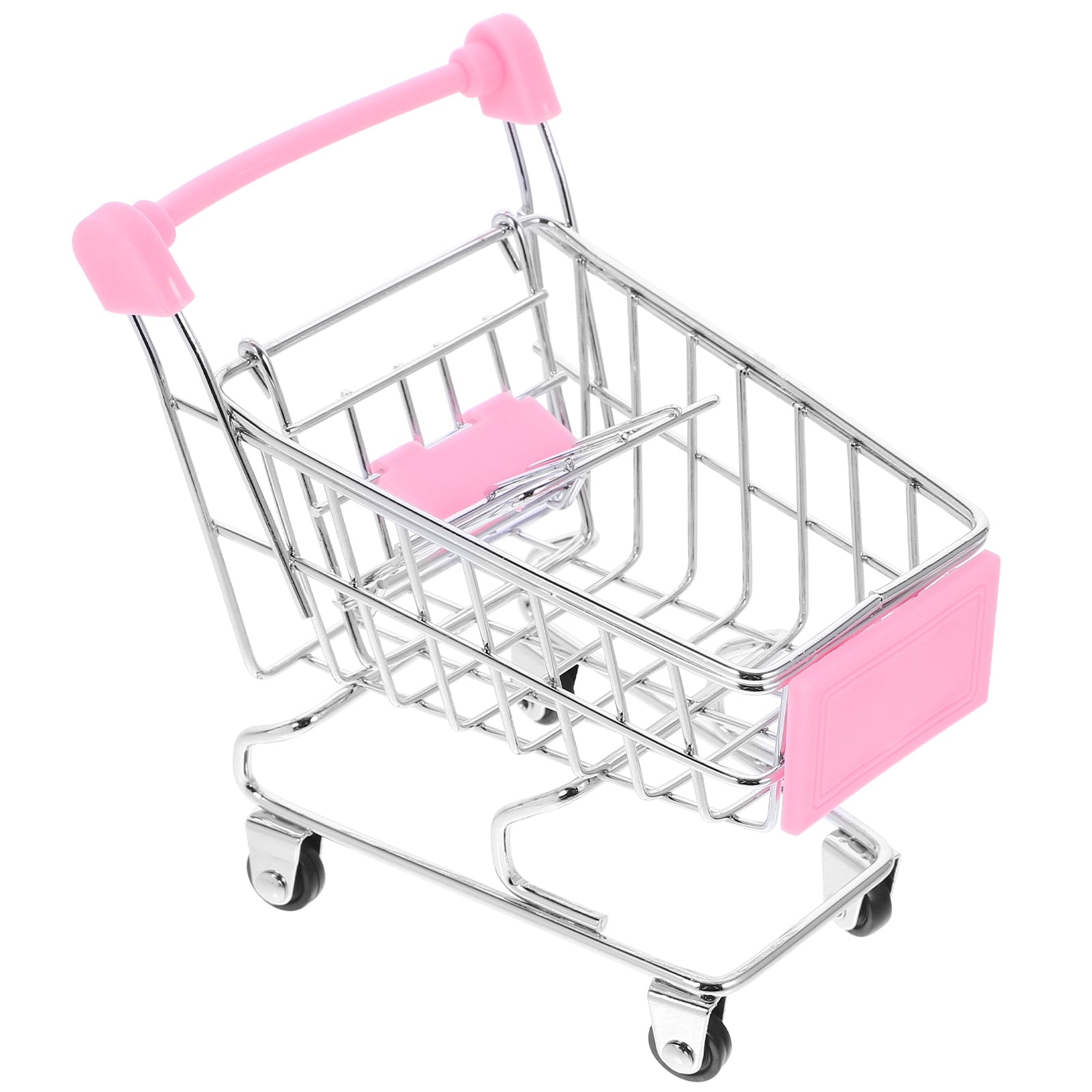 Pink Trolley Shopping Toy Cart Mini Stuff Baby Doll Toys Kids Carts ...
