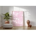 Pink Tropical Wall Art Tropical Leaves Print Palm Leaf Coastal ...