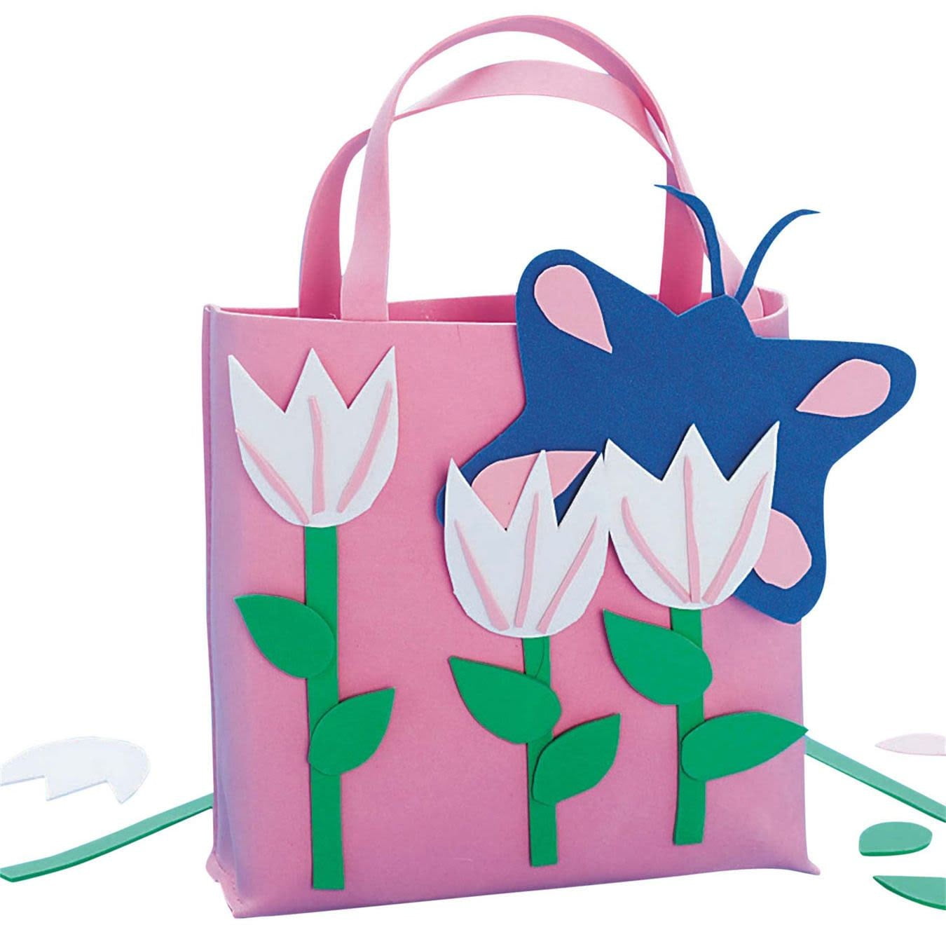 Pink Tulips Tote Bag© Craft Kit (Pack of 12) - Walmart.com