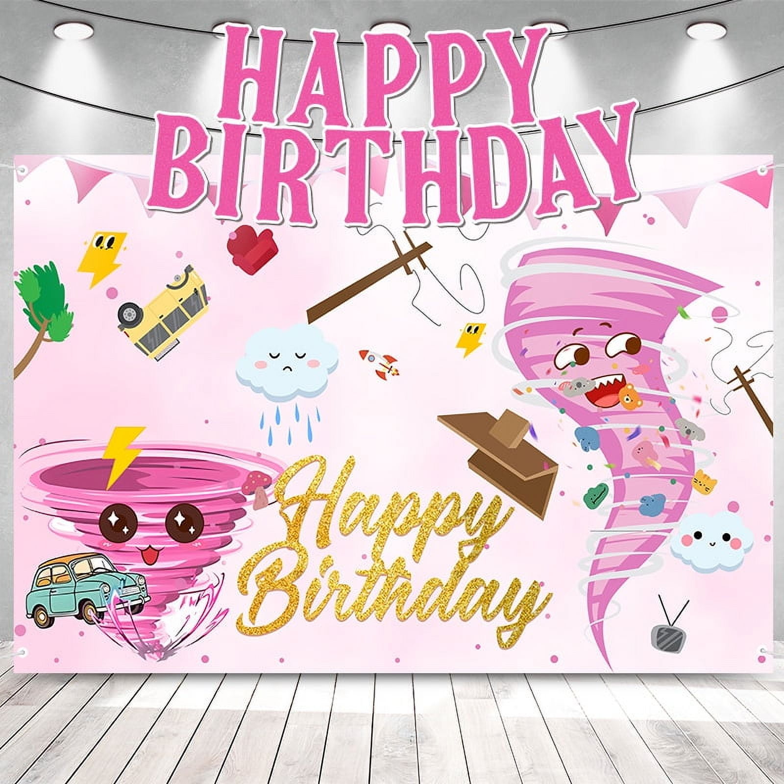 Pink Two Nado Party Supplies, Pink Two Nado Party Decorations Set ...