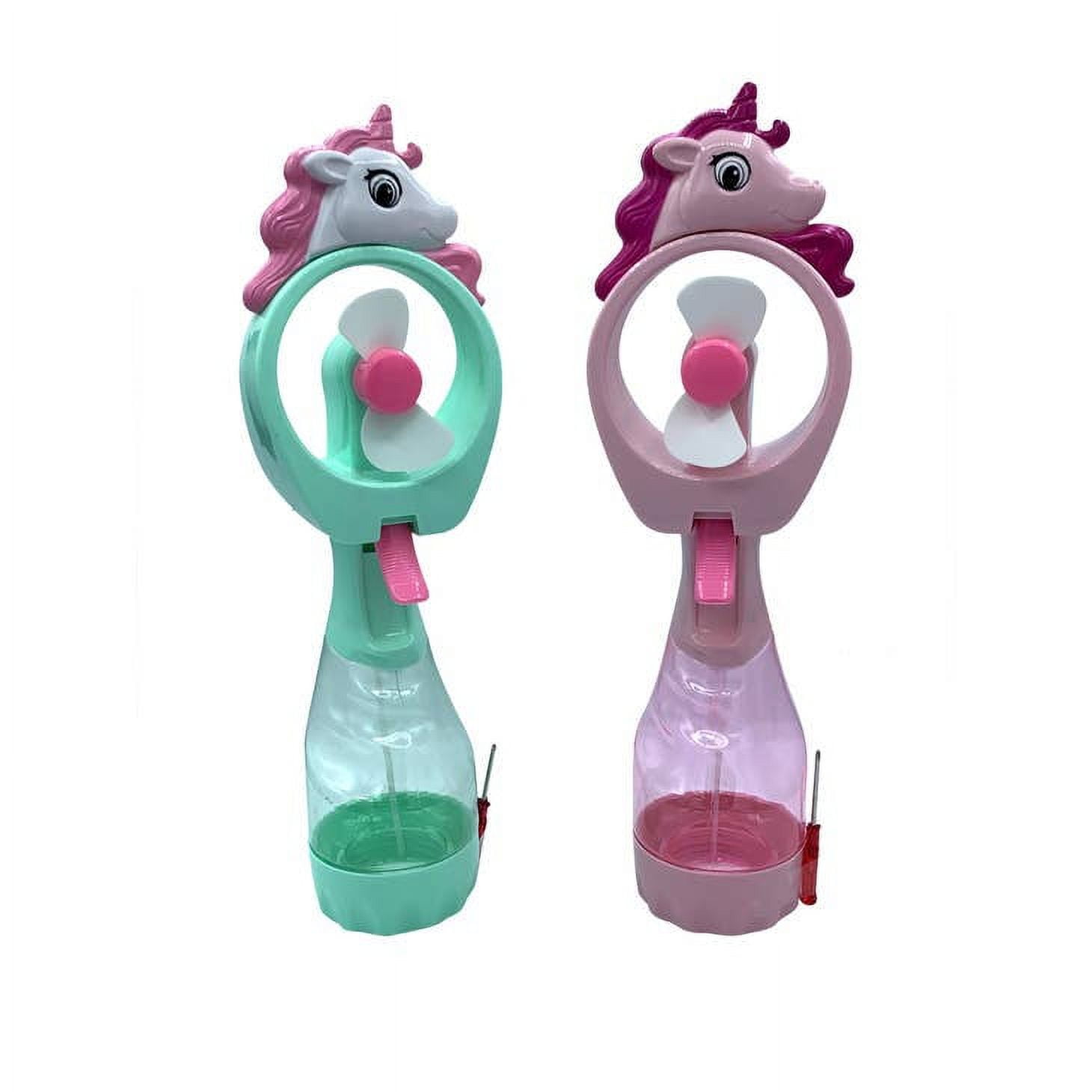 Pink Unicorn Spray Fan Misting Fan, Handheld Misting Fan, Personal ...
