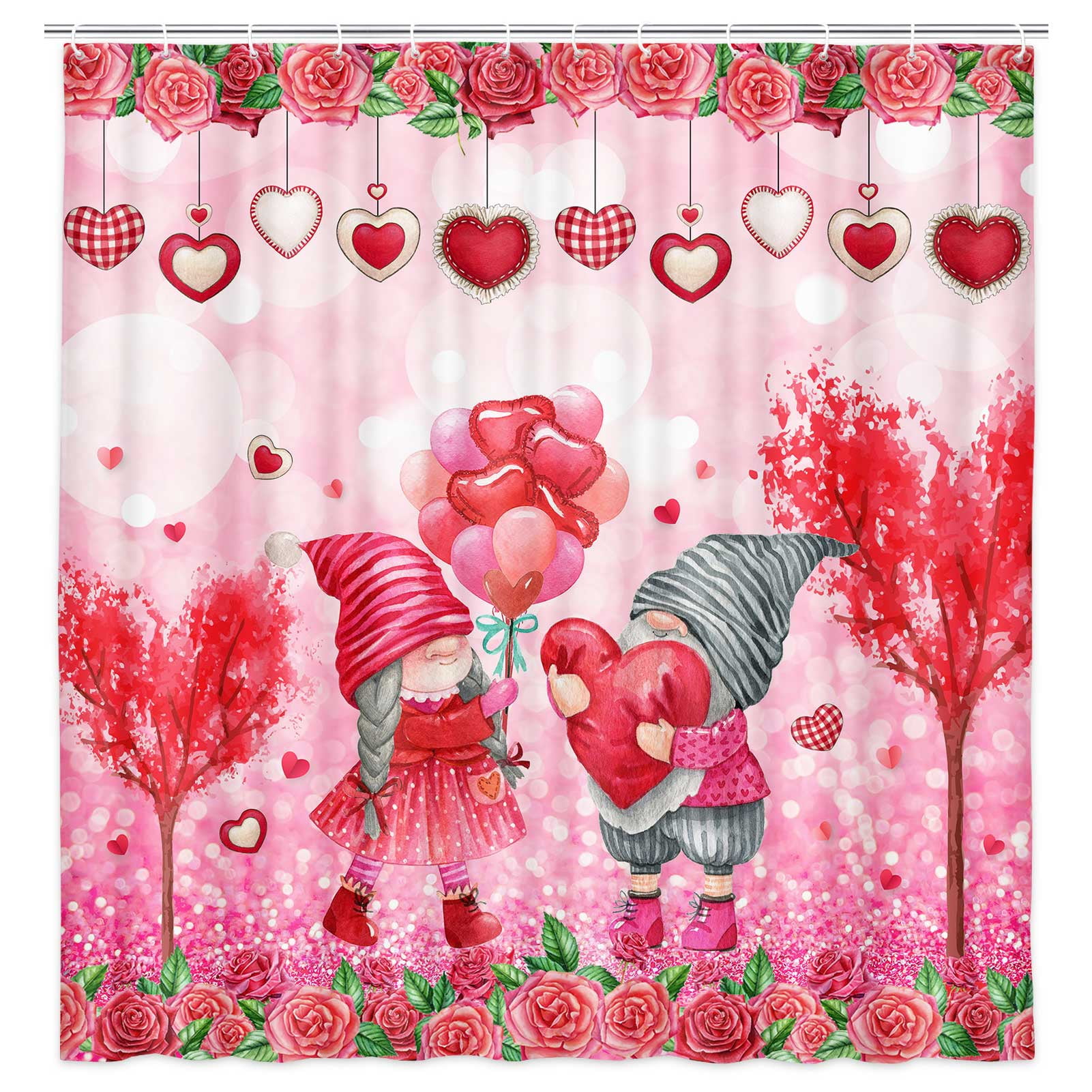 Valentines Day Shower Curtainnull