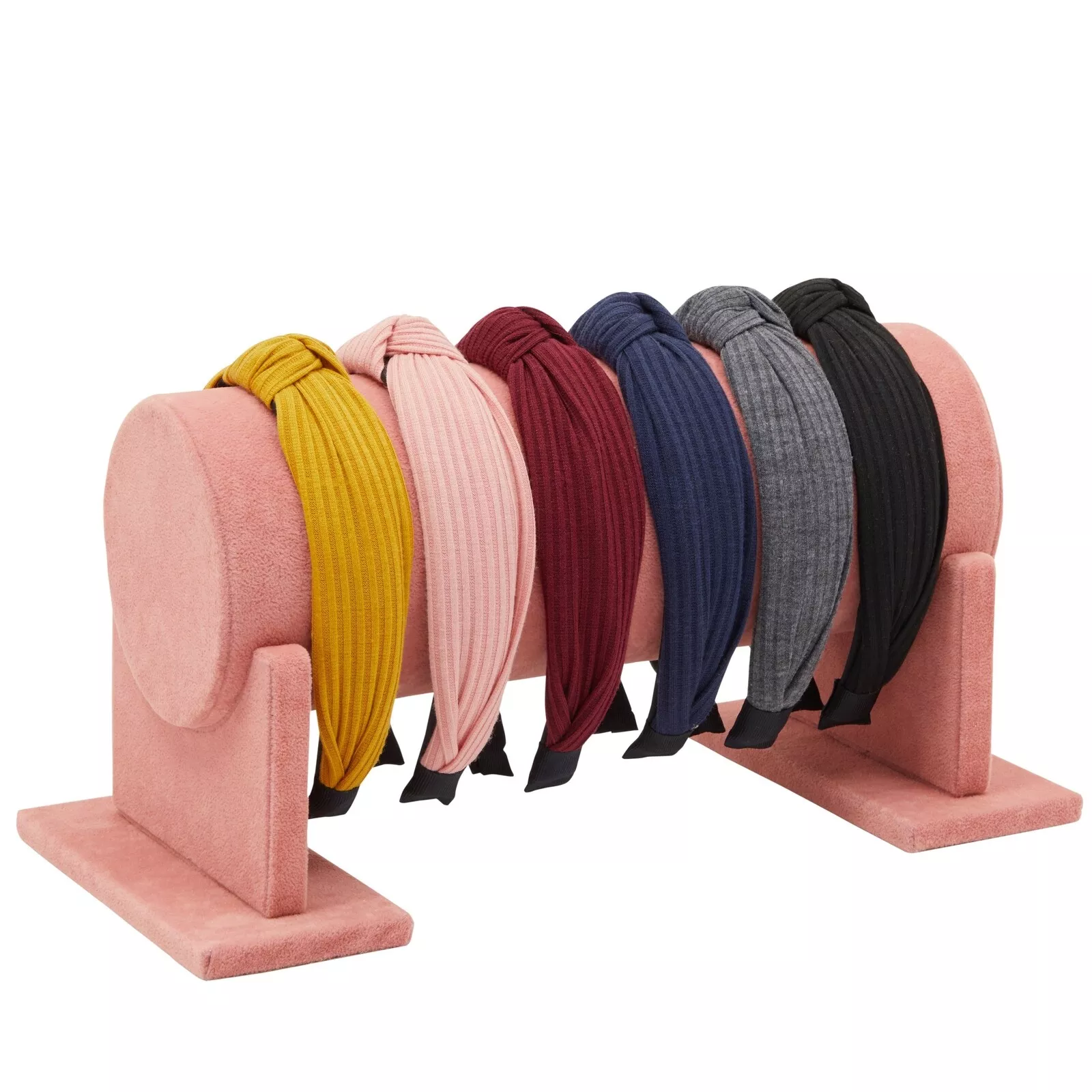 Pink Velvet T-bar Headband Display Stand, Jewelry Organizer for ...