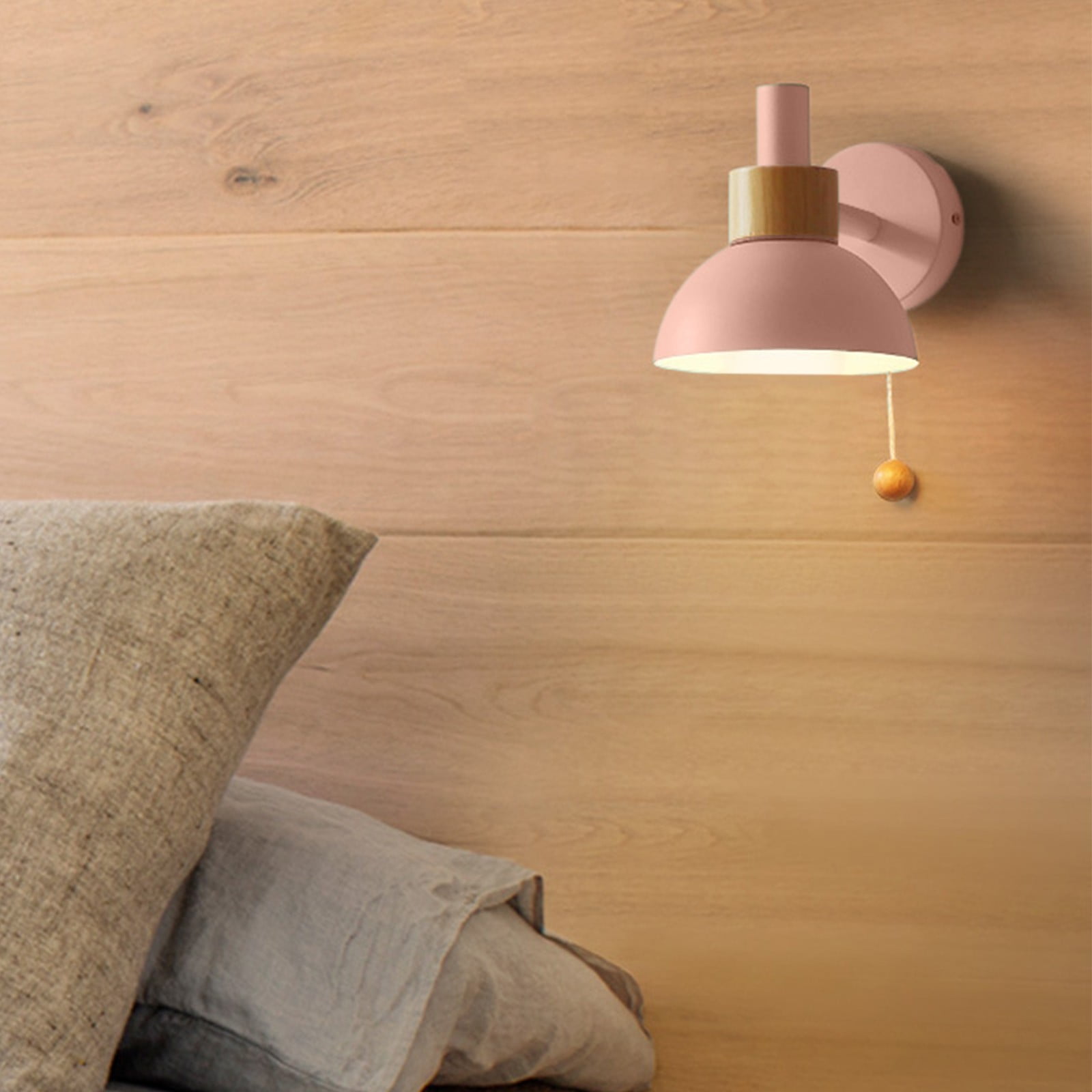 Pink Wall Lamp Living Room Bedroom Led Corridor Entrance Background ...