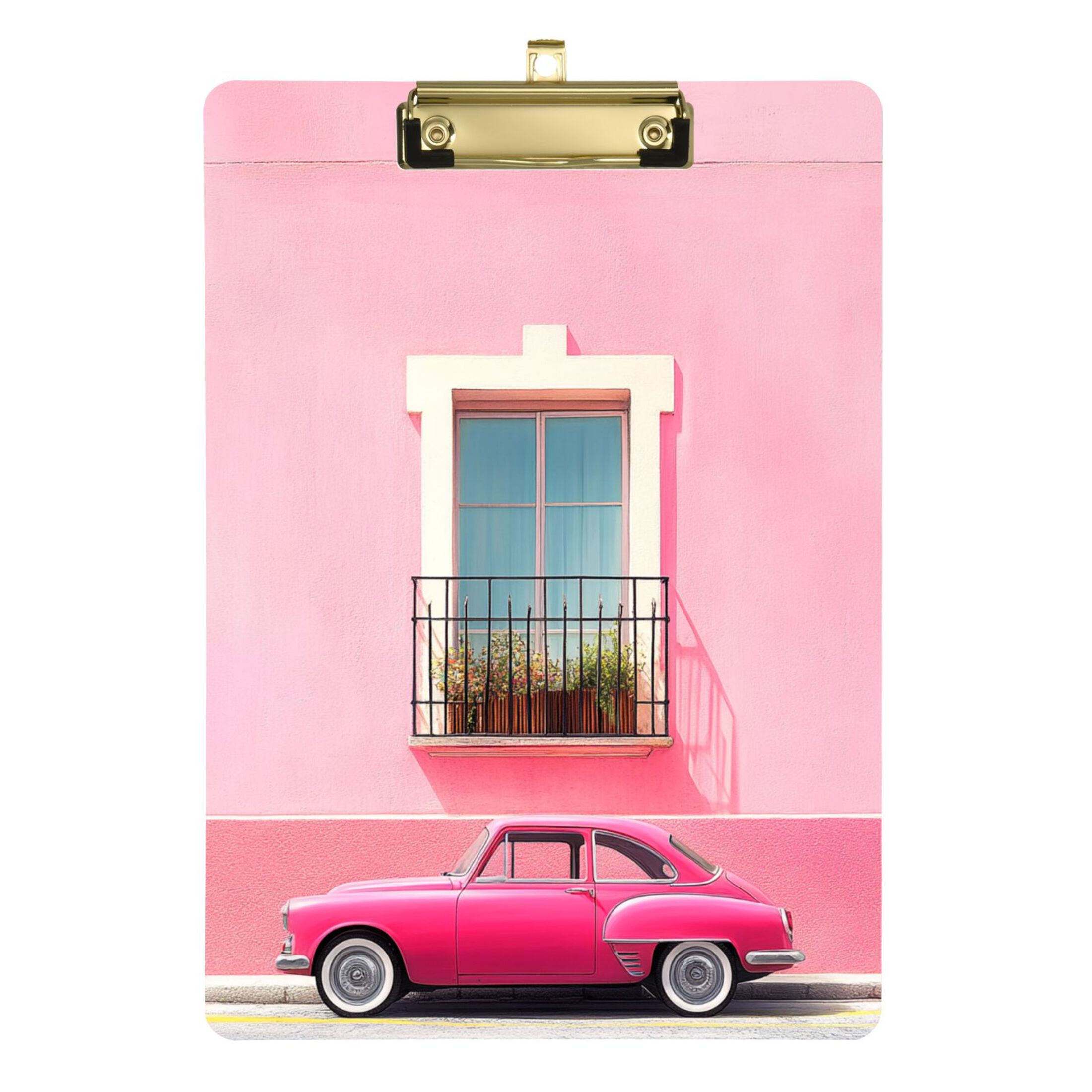 Pink Wall and Car Drawing Board Writing Board for Drafting Art Class or ...