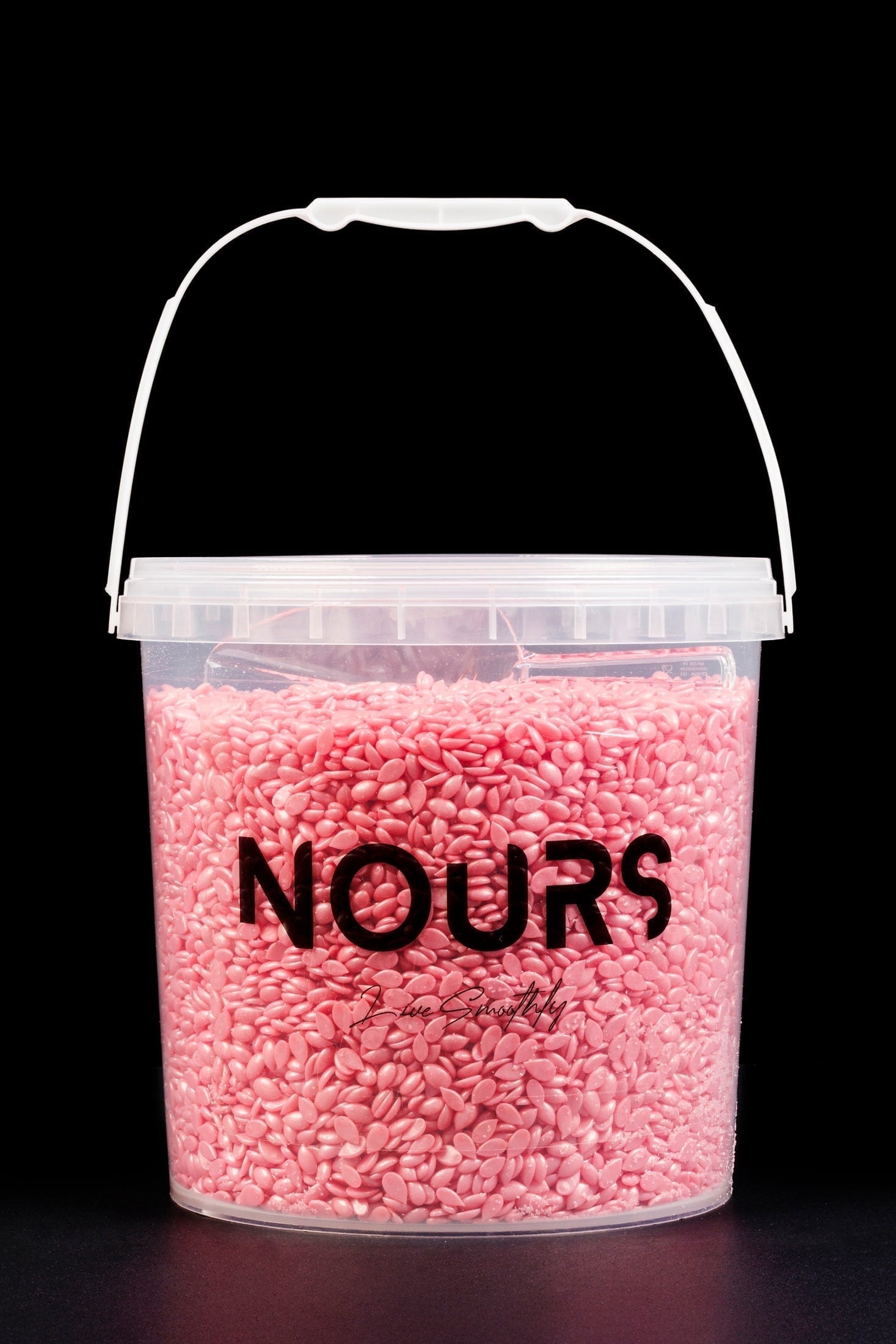 Nours US Pink Wax Beans Bucket for Hair Removal, Large 15 lbs - Walmart.com