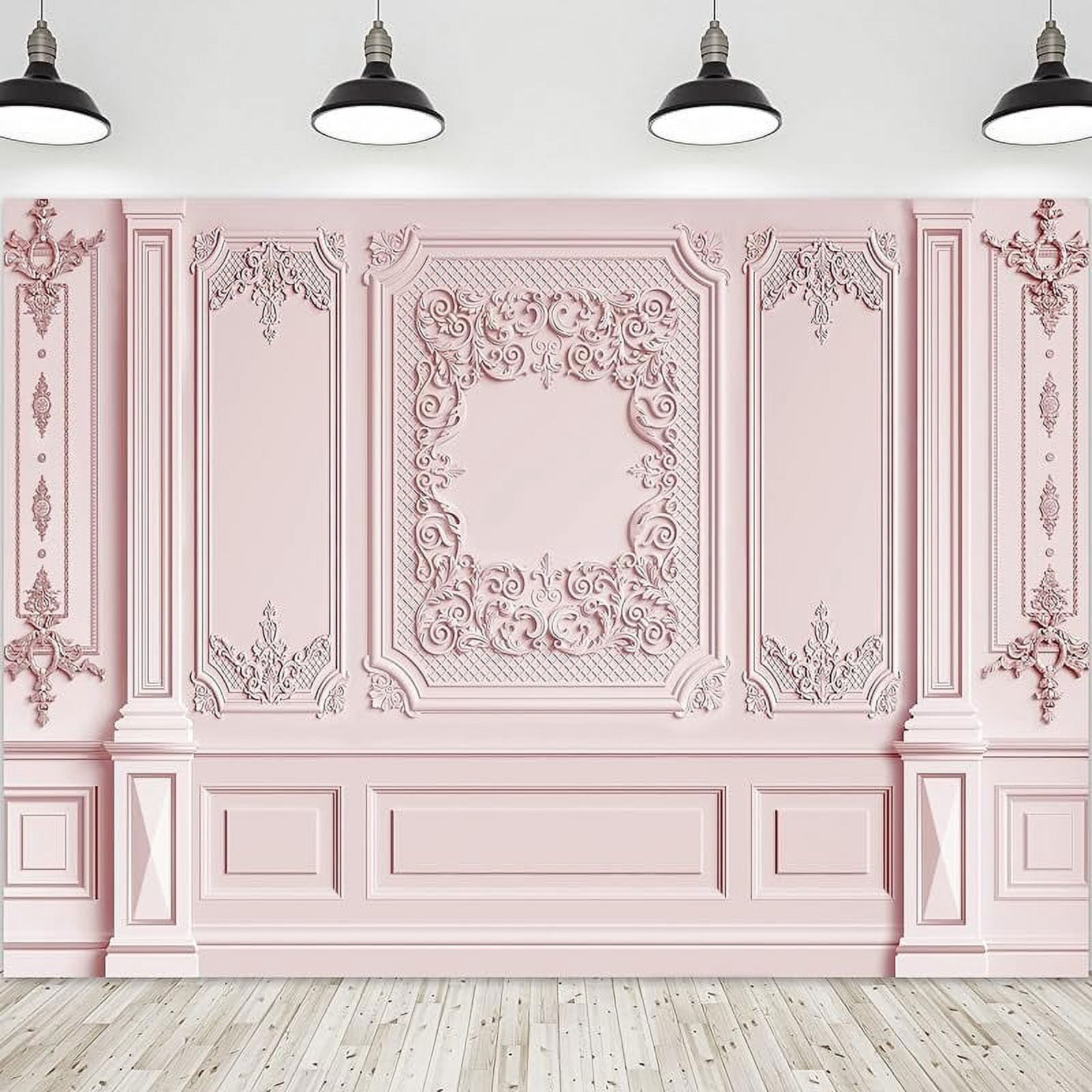 Pink Wedding Romantic Backdrop Pretty Floral Flower Wall Elegant Bridal ...