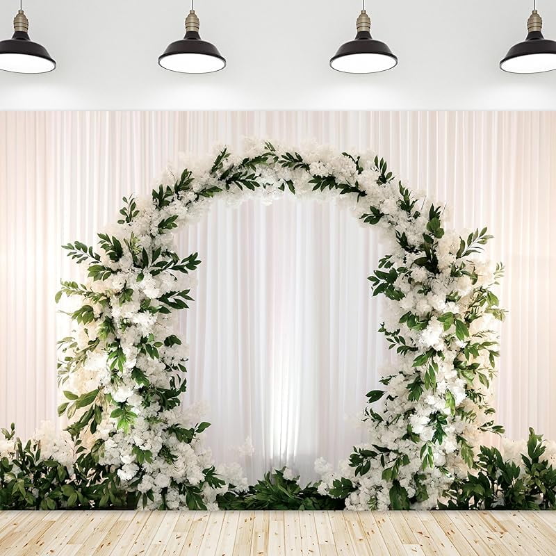 Pink Wedding Romantic Backdrop Pretty Floral Flower Wall Elegant Bridal ...