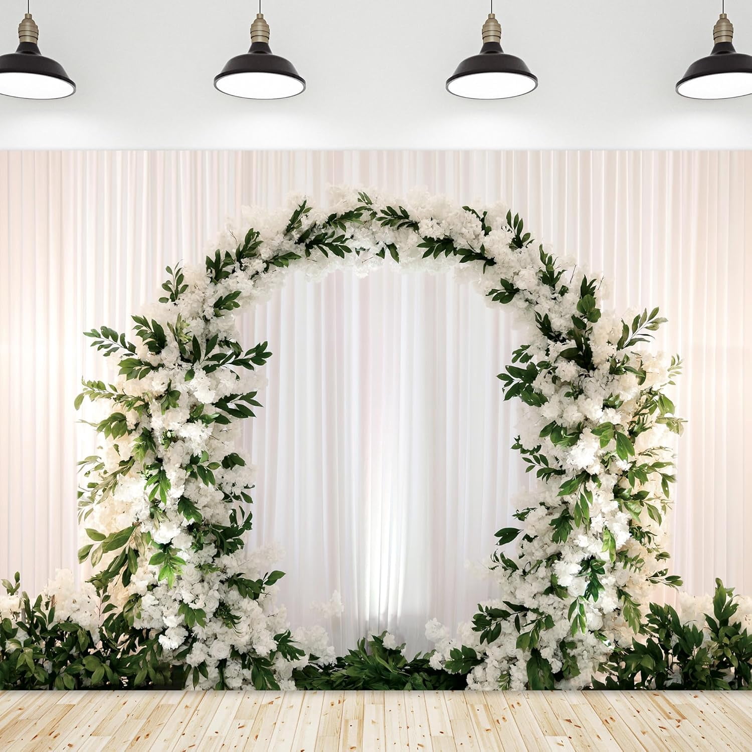 Pink Wedding Romantic Backdrop Pretty Floral Flower Wall Elegant Bridal ...