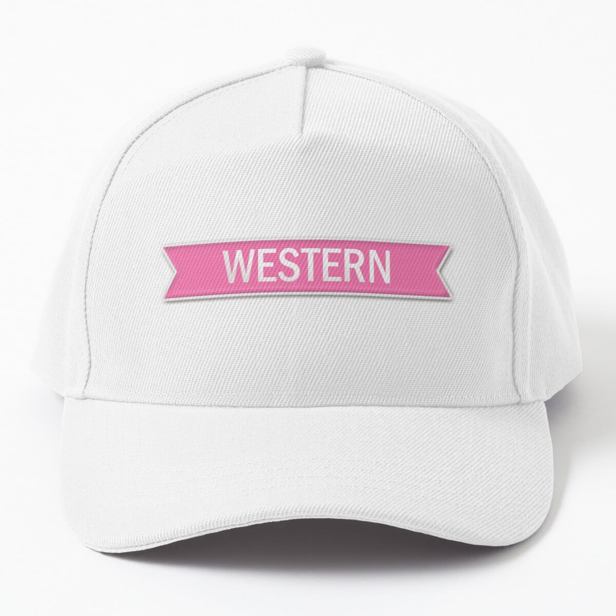 Pink Western Banner Baseball Cap, Inspirational Graphic Cap Unisex ...