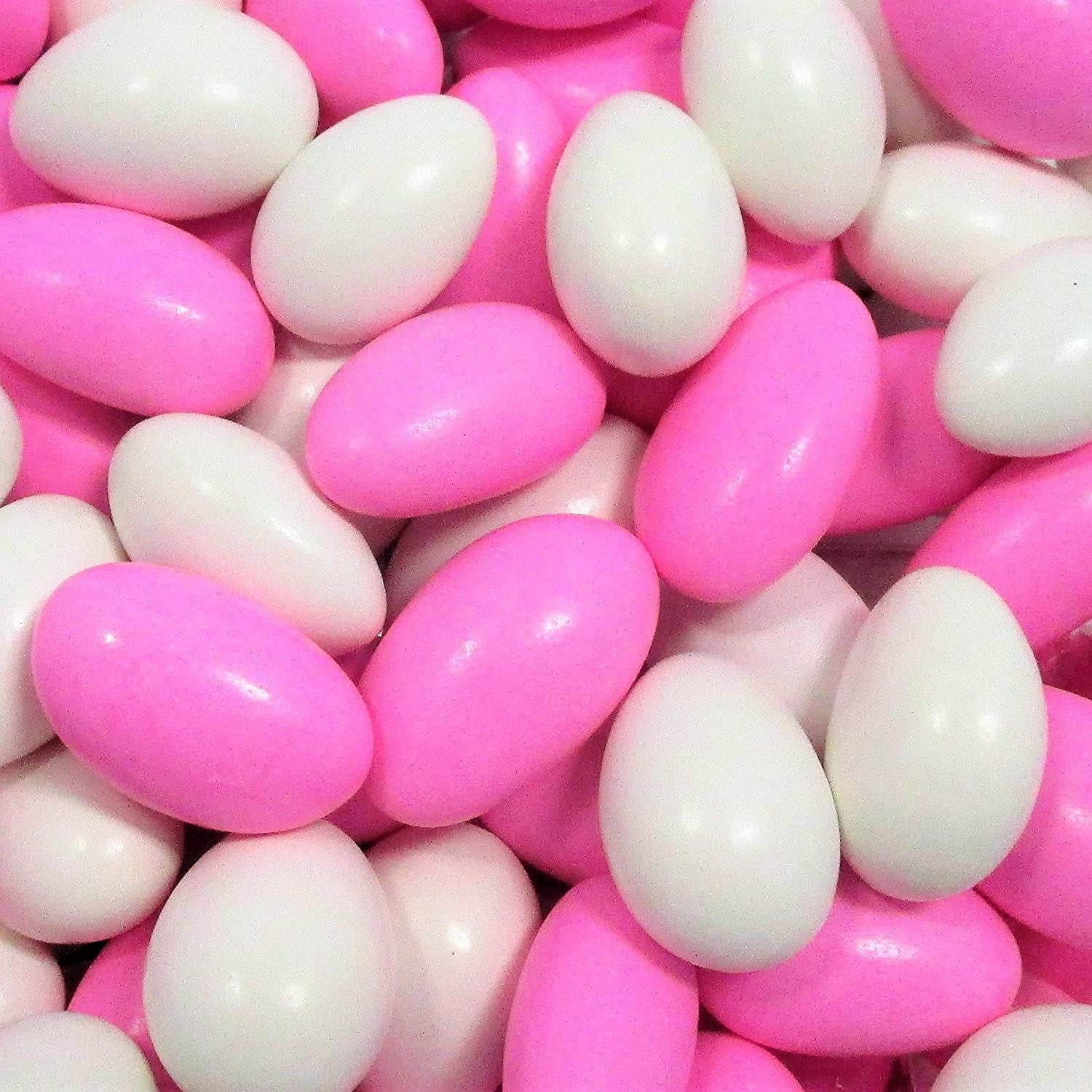 Pink & White Jordan Almonds by Its Delish, 3 LBS Bulk | Sugared Almond ...