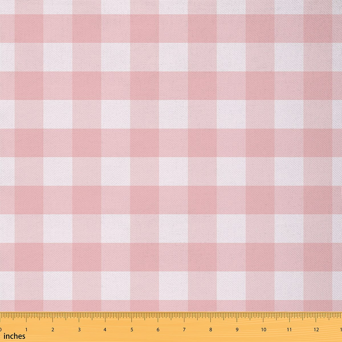 Pink and White Plaid Fabric by the Yard,Geometric Striped Outdoor ...