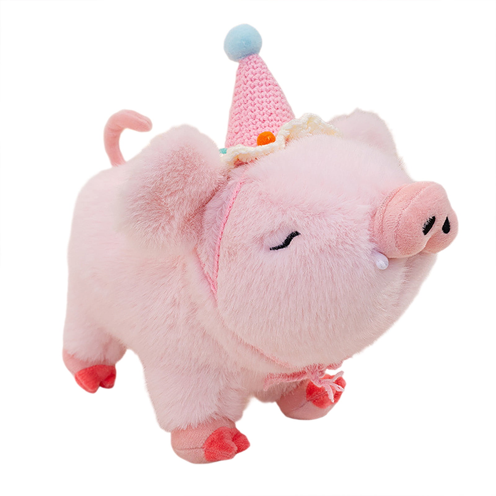 Pink Wild Boar Plush Toy Stuffed Animal Birthday Gift Soft Simulation ...