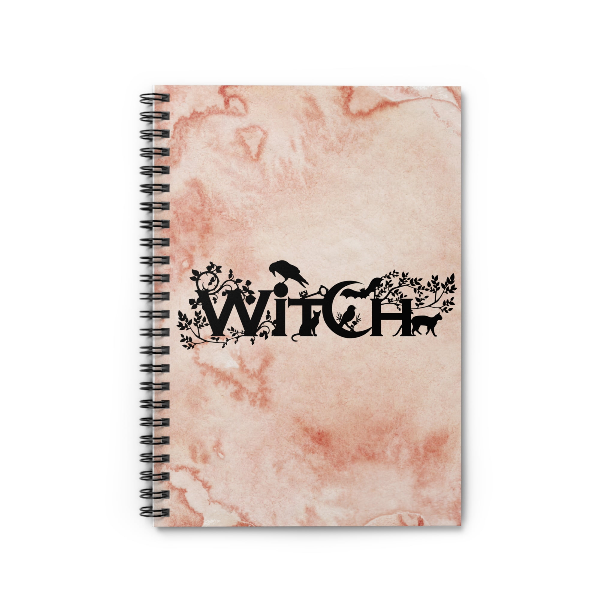 Pink Witch Spiral Journal | Wiccan Pagan Witchcraft - Walmart.com