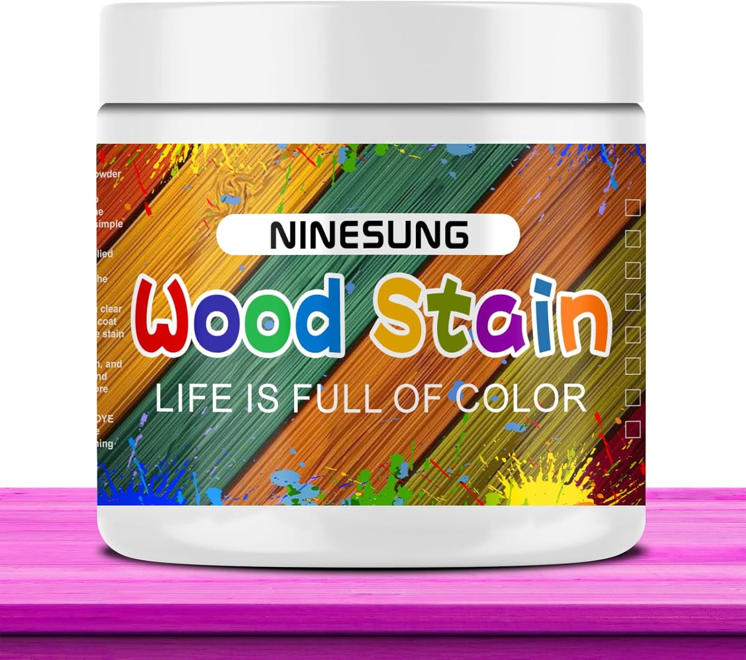 Pink Wood Stain | Wood Scratch Repair | Colored Wood Stain for Indoor ...