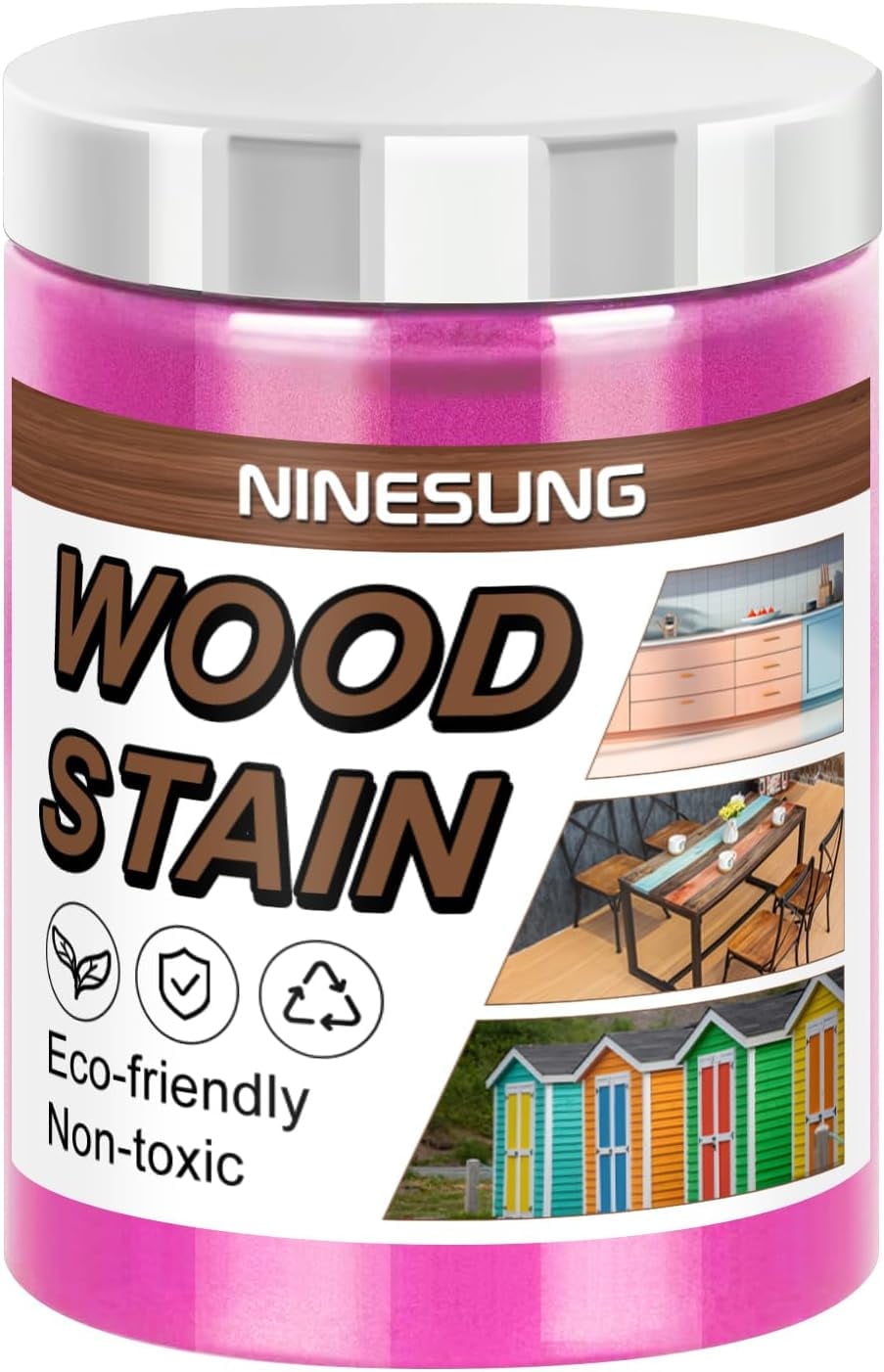 Pink Wood Stain | Wood Scratch Repair | Colored Wood Stain for Indoor ...