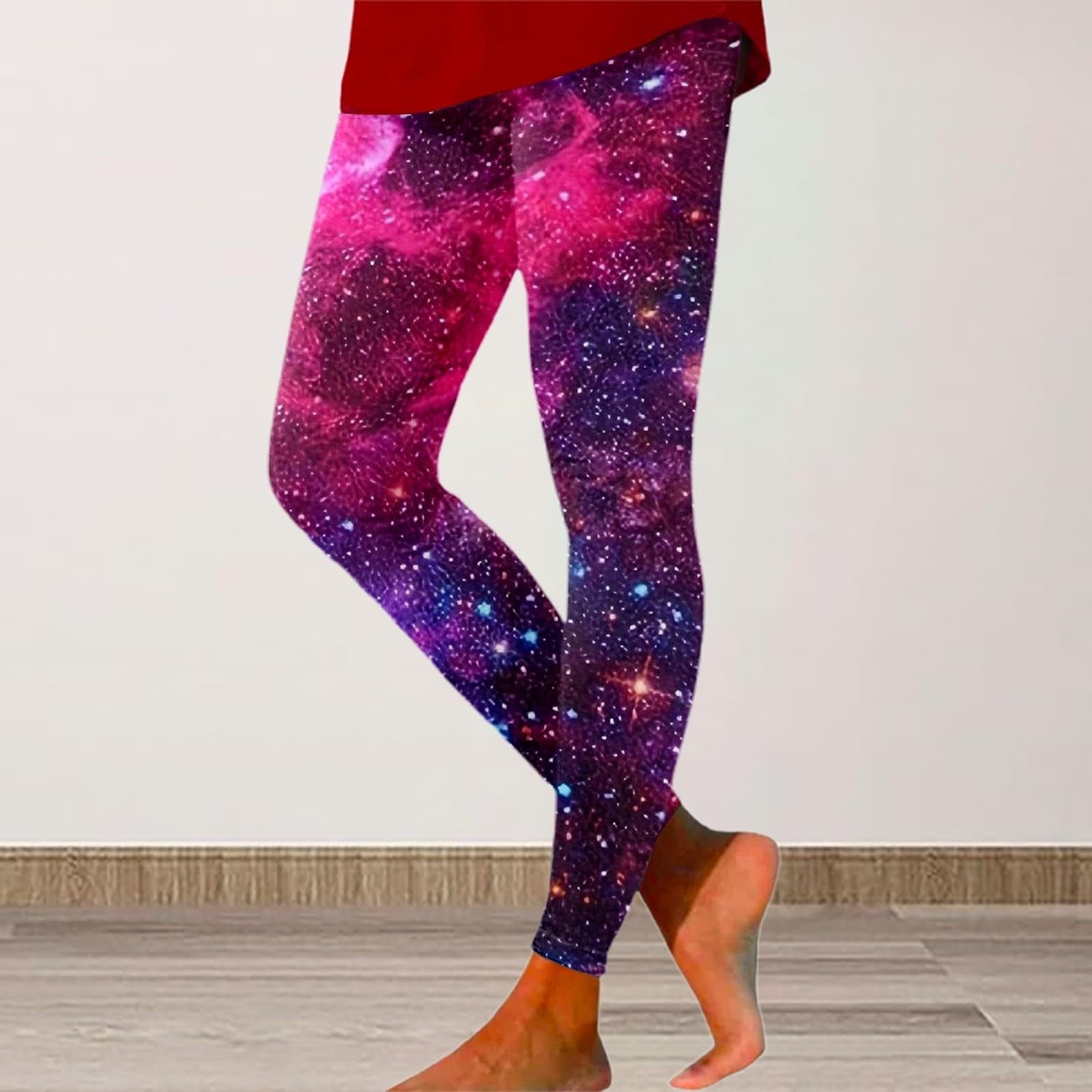 Pink Yoga Pants Women Galaxy Costume Women Colorful Leggings Fancy ...