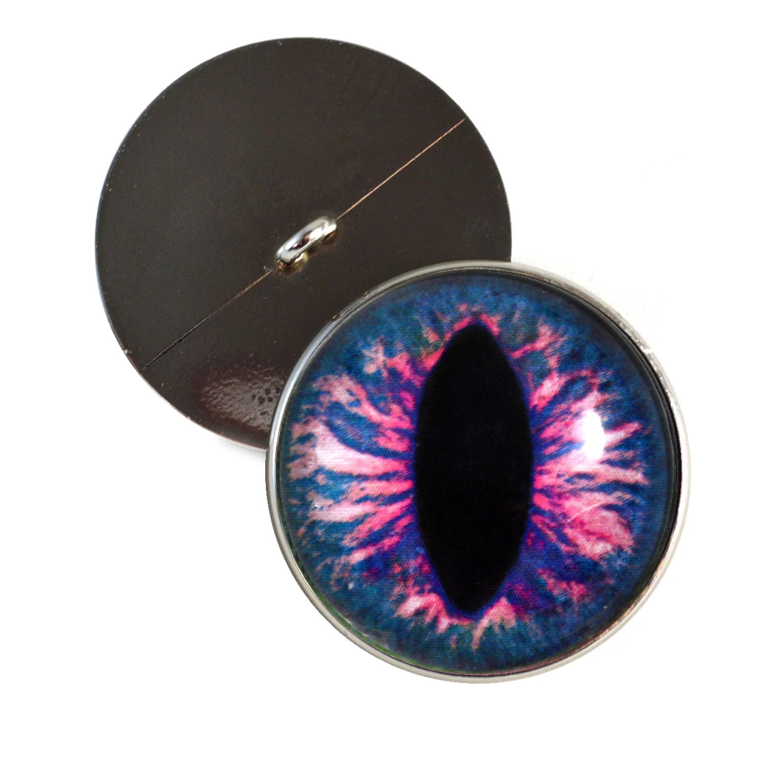 Pink and Blue Dragon Sew-On Button Glass Eyes - Walmart.com