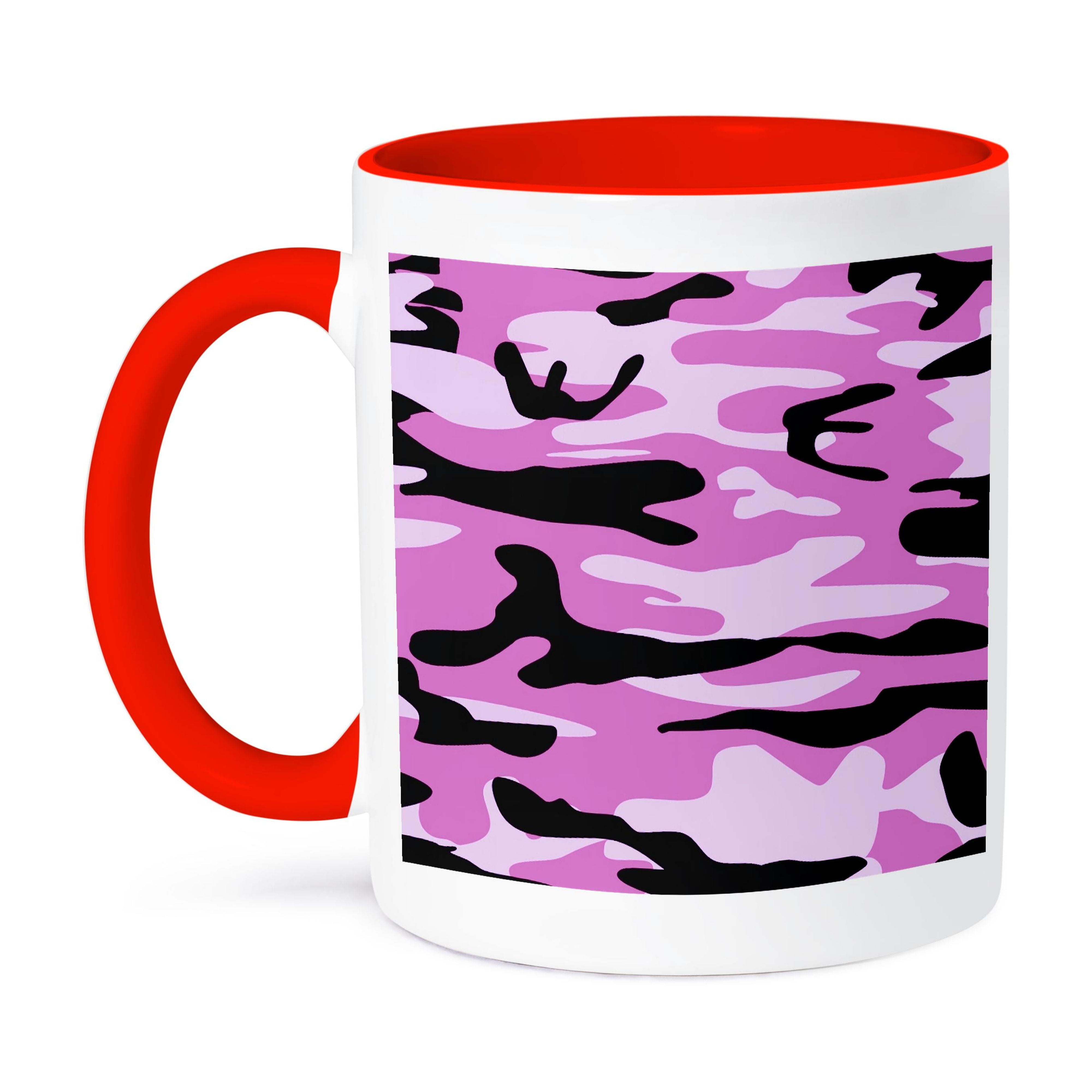 3dRose, Pink camo print - girly army uniform camouflage pattern - girls military soldier blend ...
