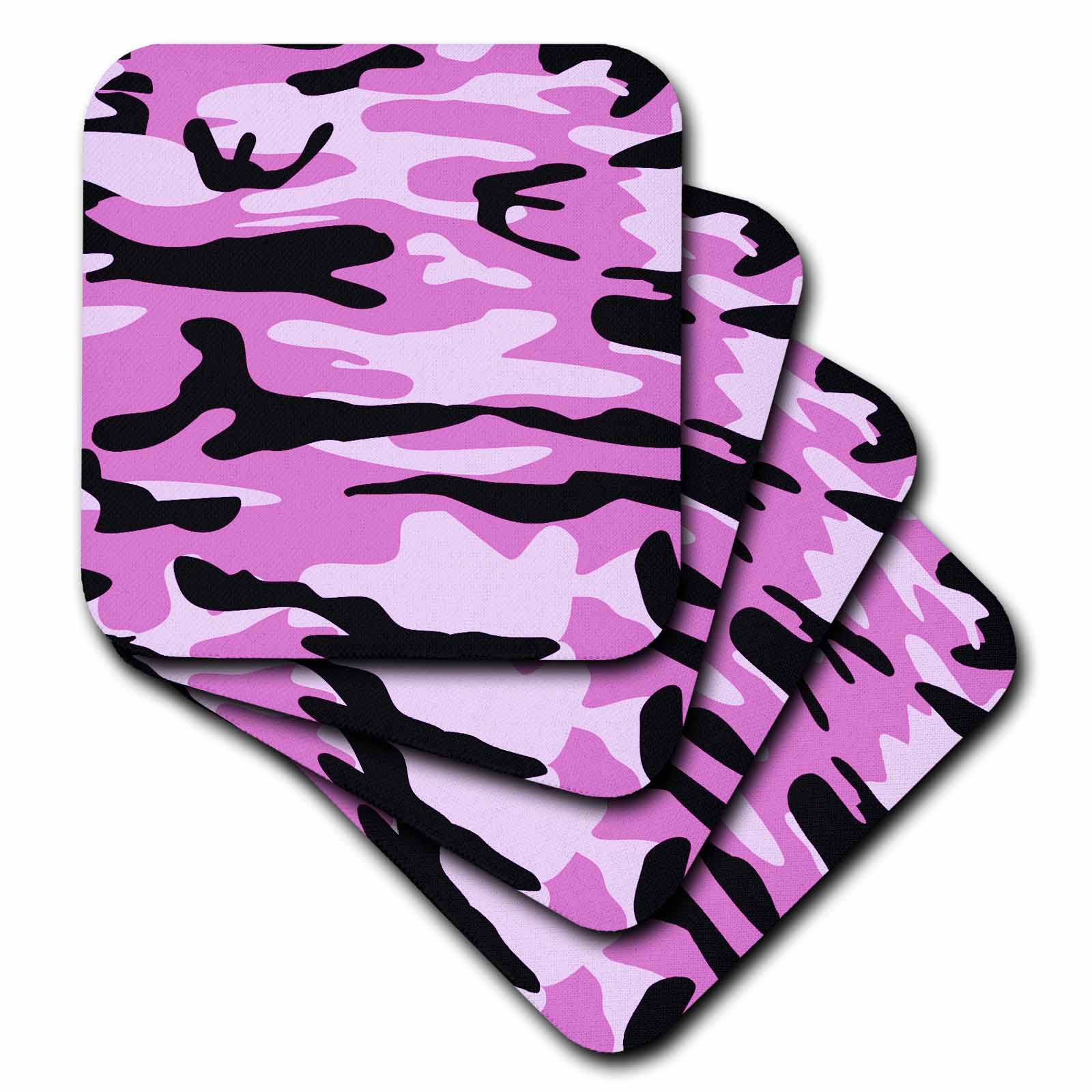 3dRose, Pink camo print - girly army uniform camouflage pattern - girls ...