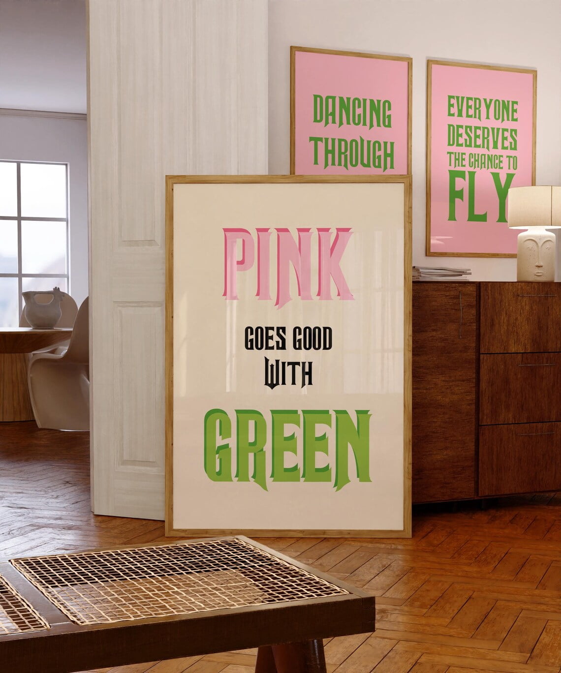 Pink goes good with green Wicked Glinda And Elphaba Quote Wizard of Oz ...