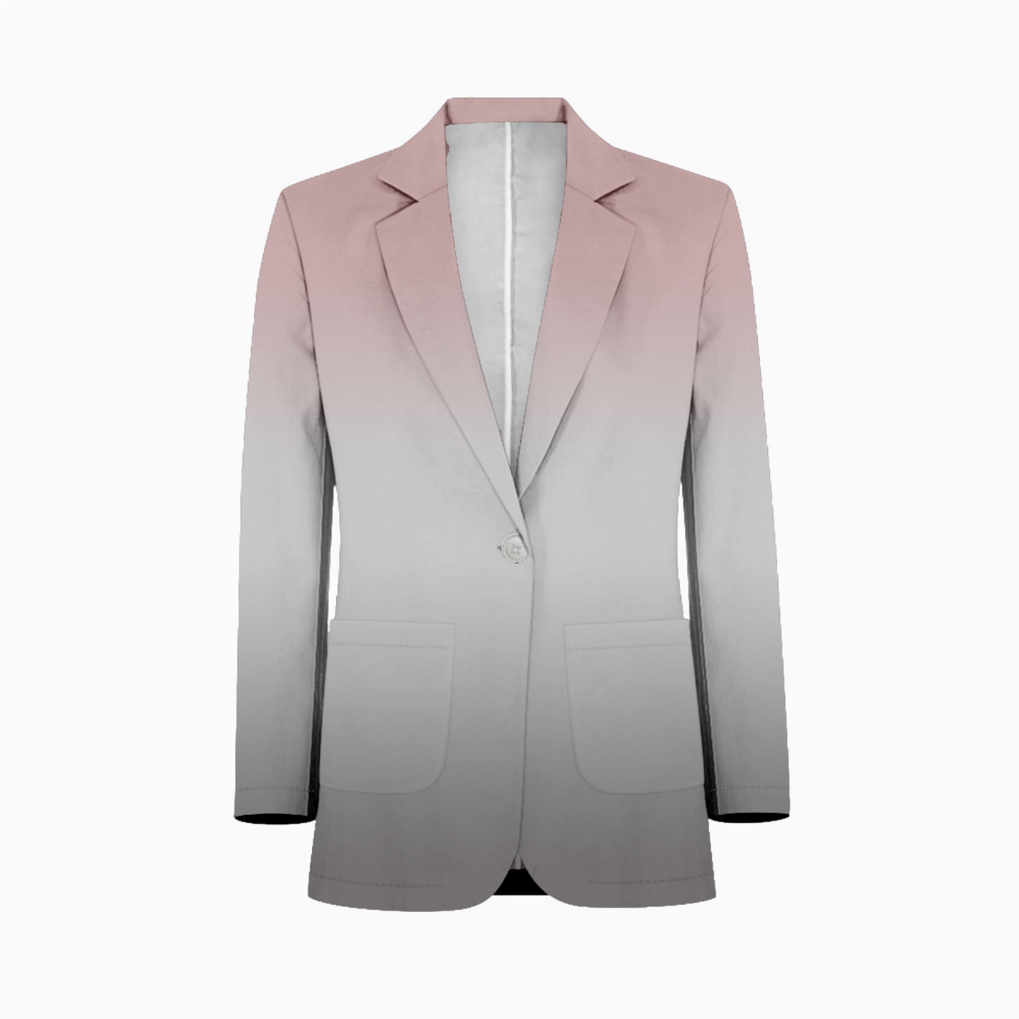Pink gray gradient Customized Men's Suits full man Shawl Collar ...