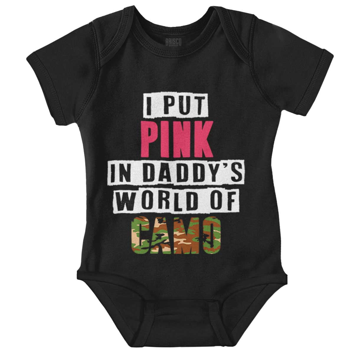 Pink in Daddy's World of Camo Hunter Bodysuit Jumper Girls Infant Baby ...
