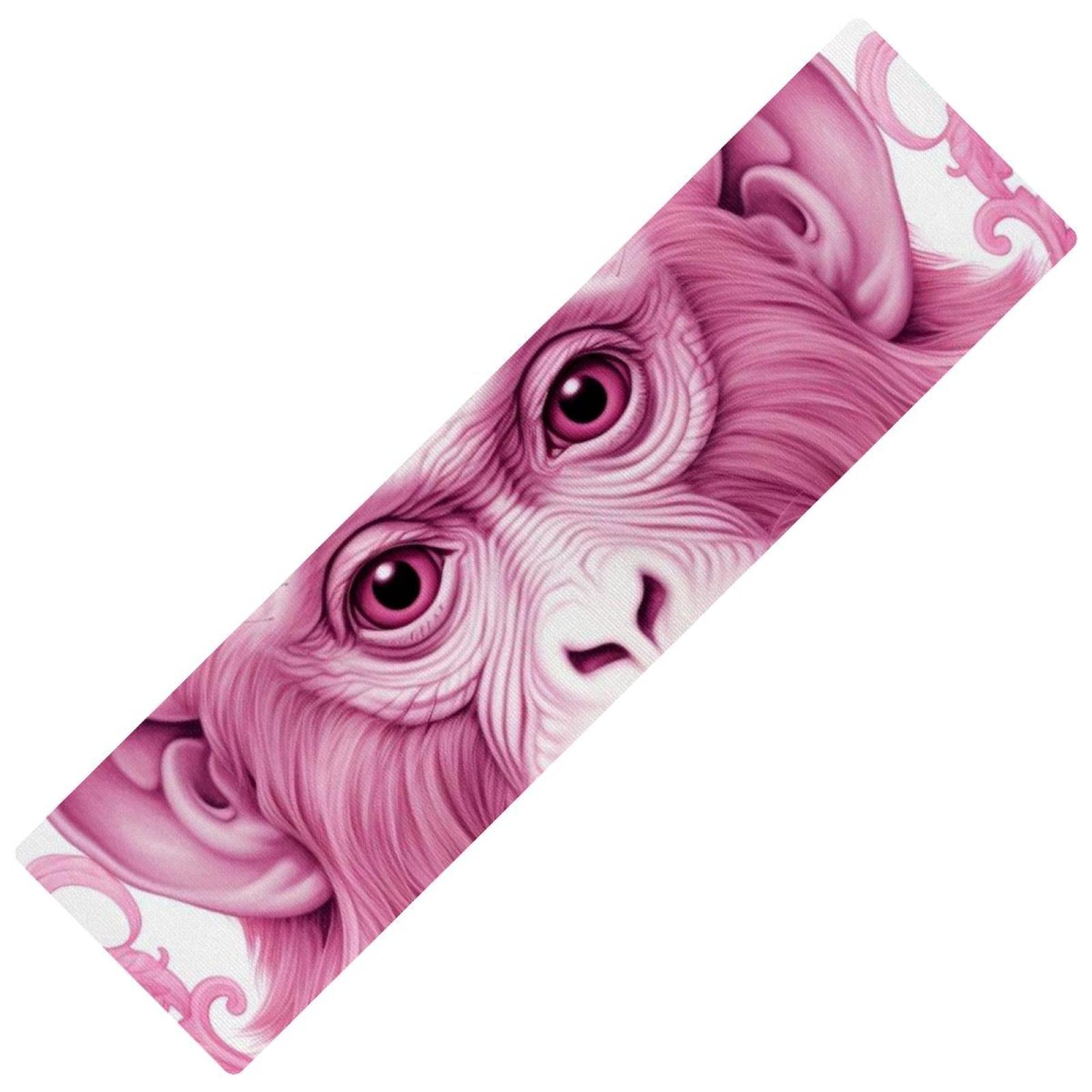 Pink monkey orangutan 15.7"x59" Rectangular Kitchen Rug Runner Rugs ...